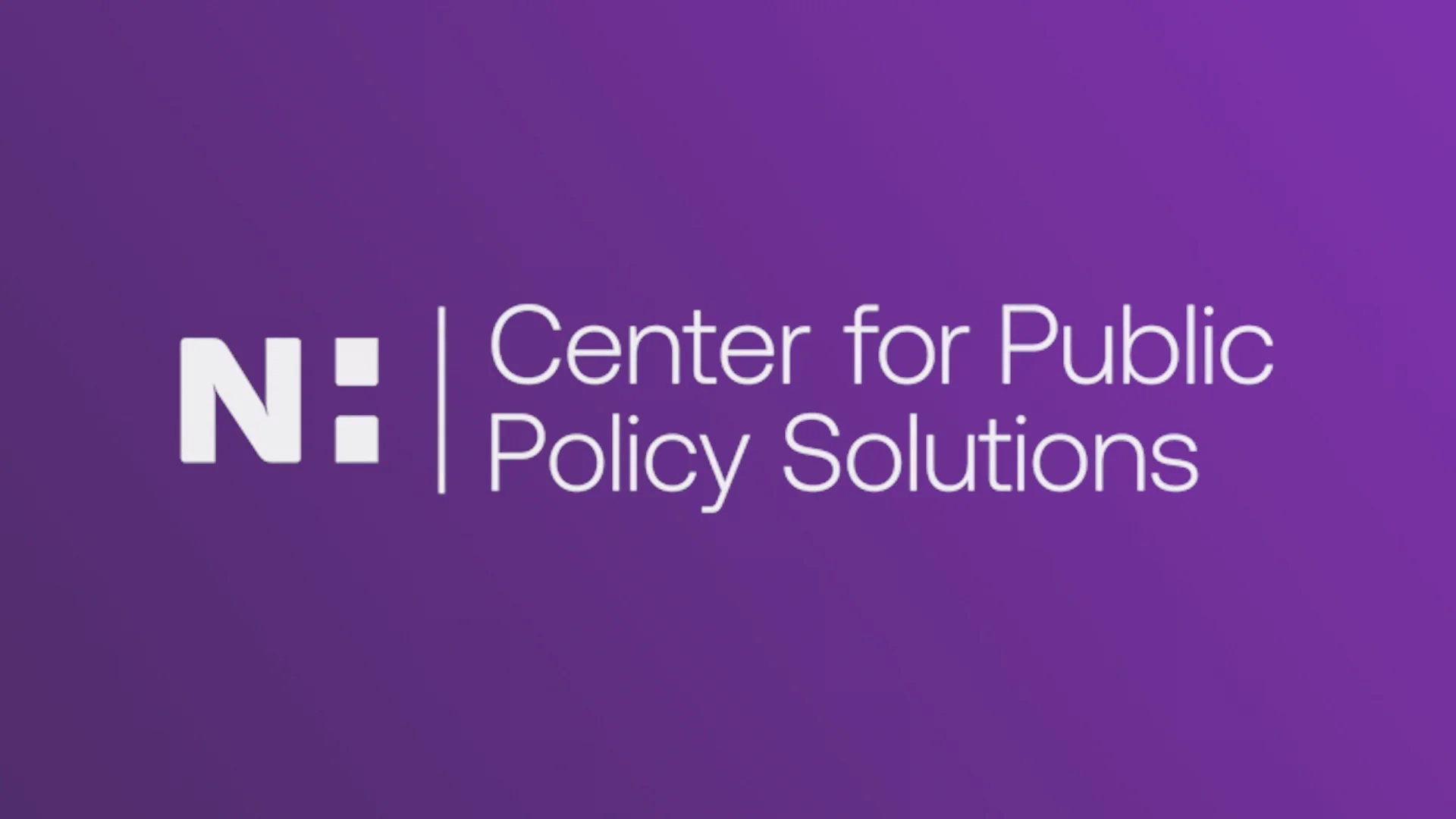 Novant Health Center for Public Policy Solutions on Vimeo