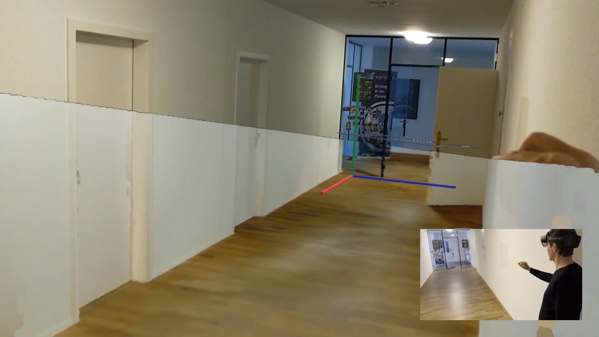 Large Point Cloud Alignment over the RealWorld in XR