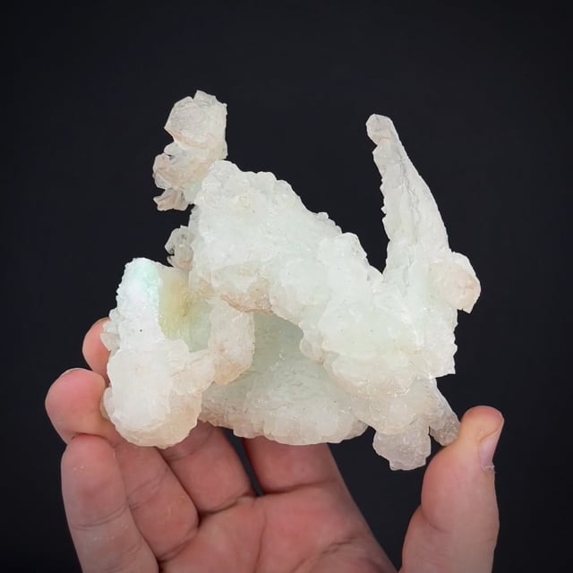 Calcite helectites included with Malachite | 100' Level, Holbrook Mine ...