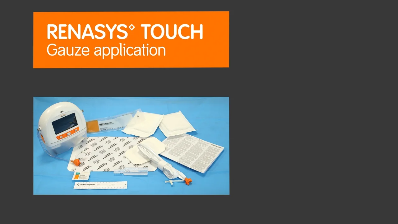 Instructievideo gebruik van Renasys Touch gaas
