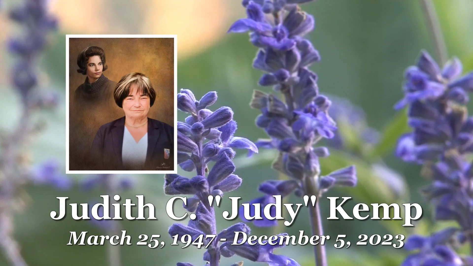 Judith C. "Judy" Kemp - Morgan & Nay Judy Kemp on Vimeo