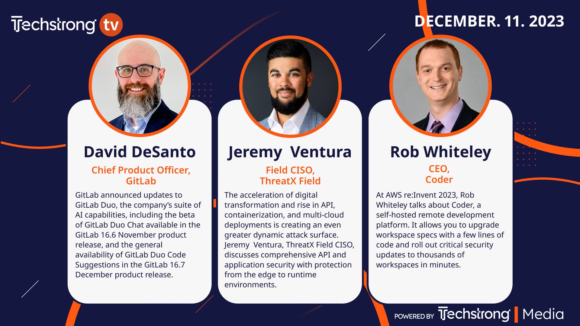 New Techstrong TV - December 11, 2023 on Vimeo