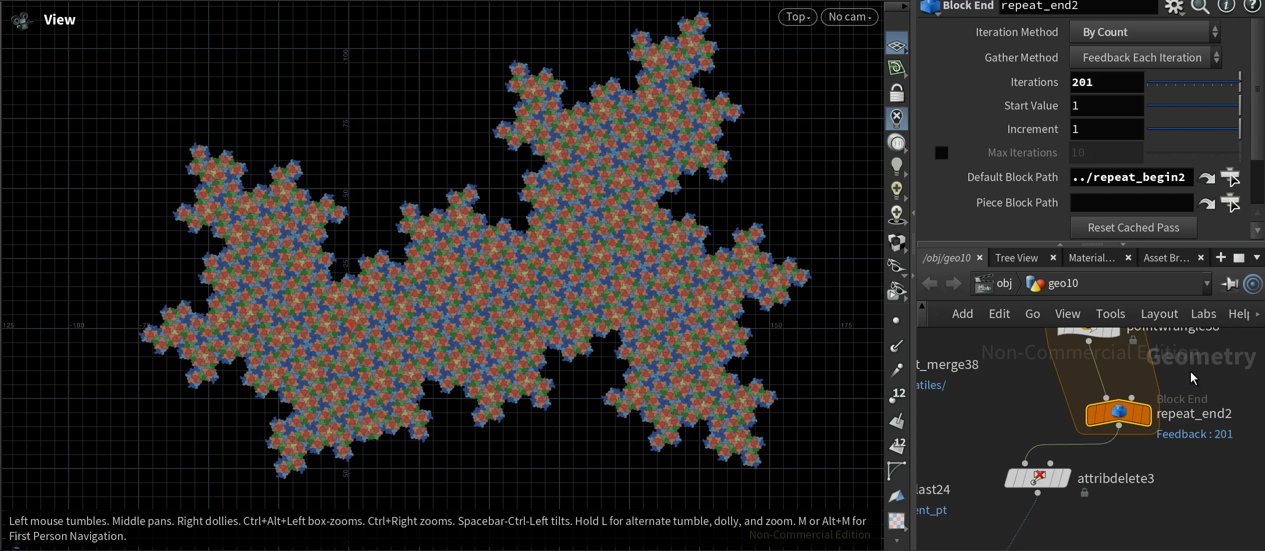 houdini aperiodic hat tile on Vimeo