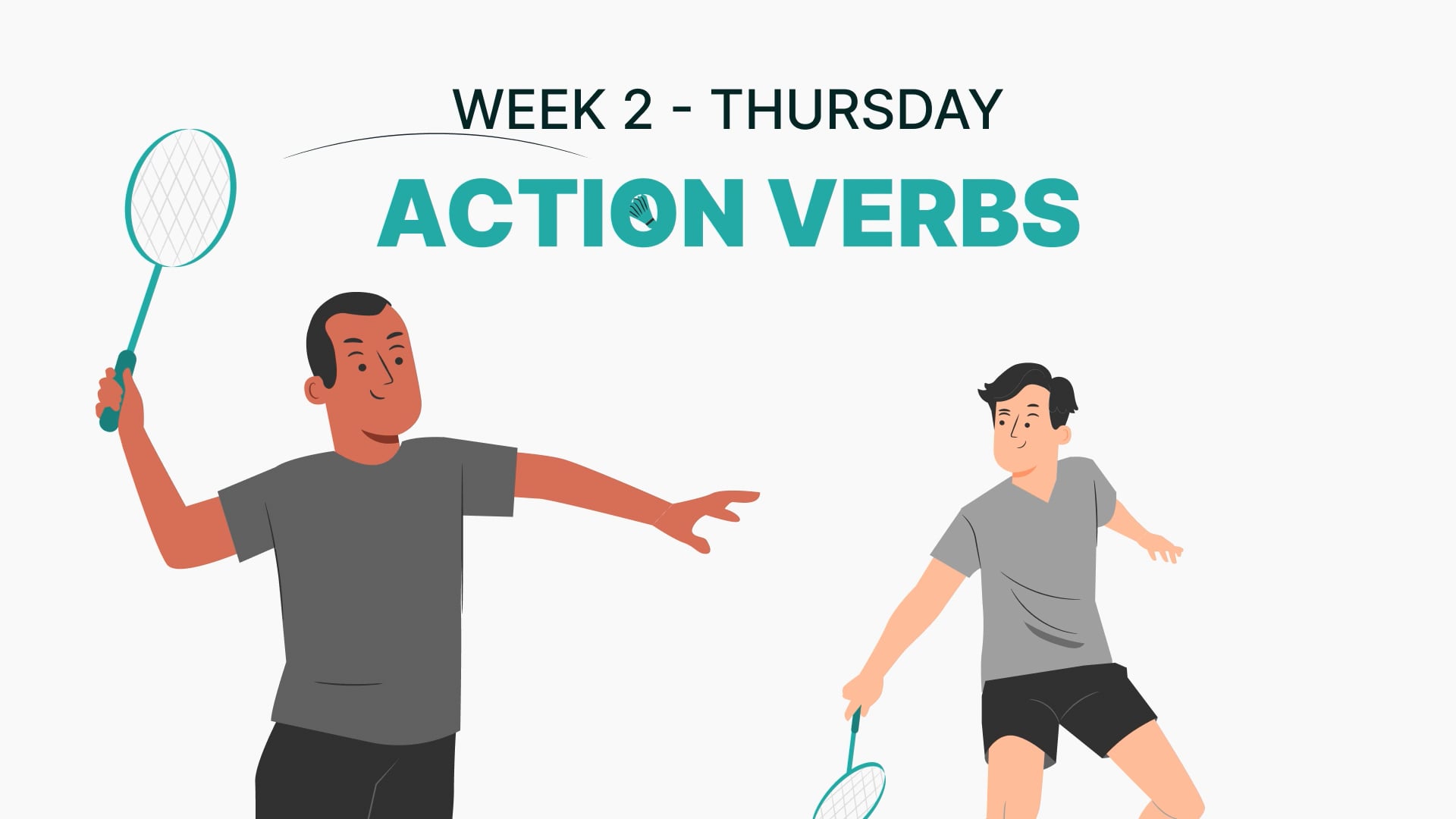 Week 2 - Thursday video