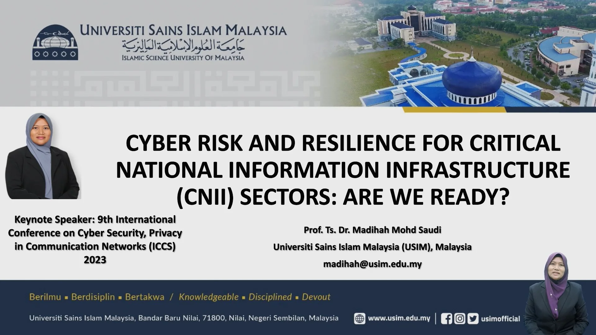 CYBER RISK AND RESILIENCE FOR CRITICAL NATIONAL INFORMATION ...
