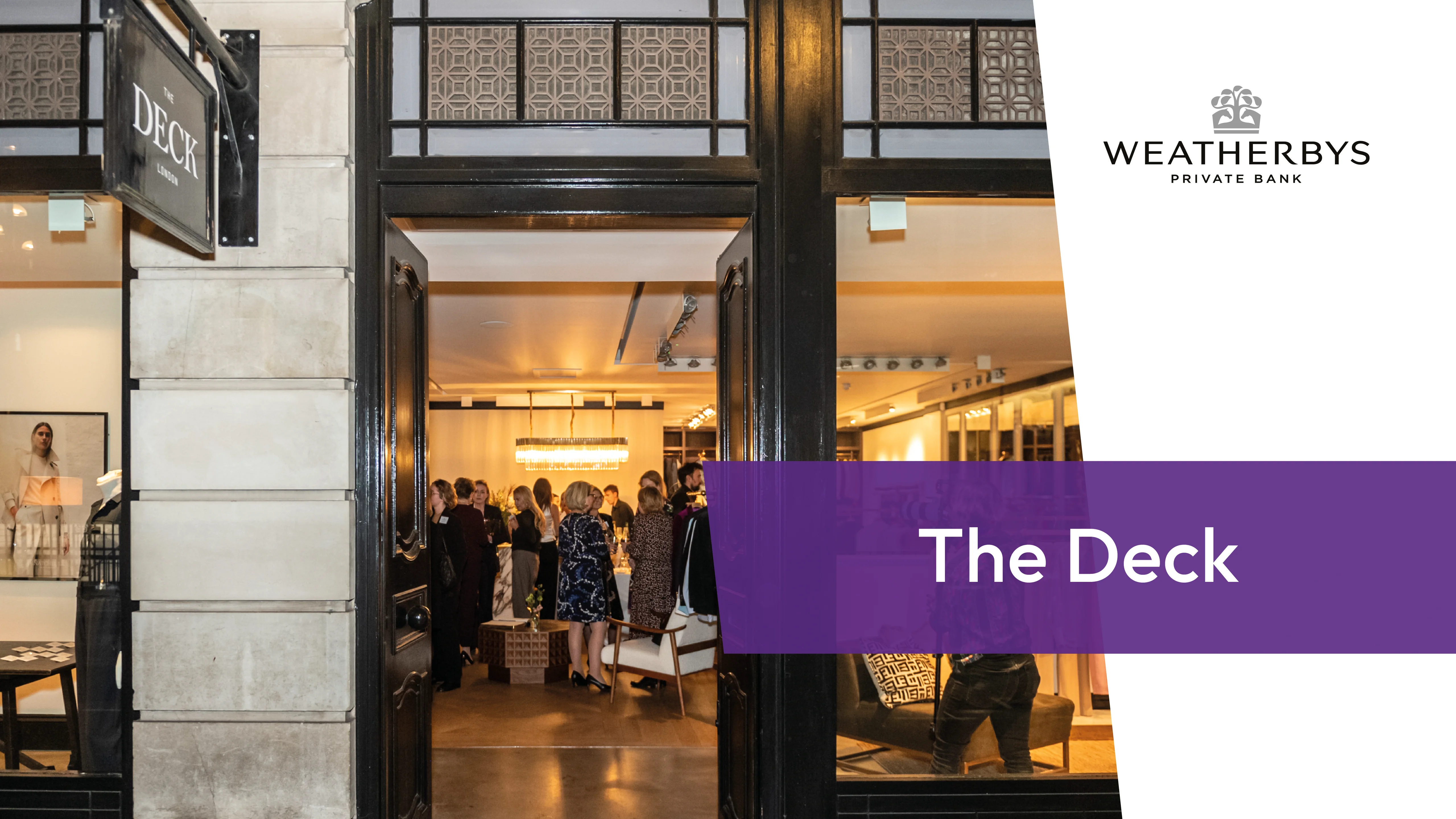 Weatherbys Inspires at The Deck, Saville Row on Vimeo
