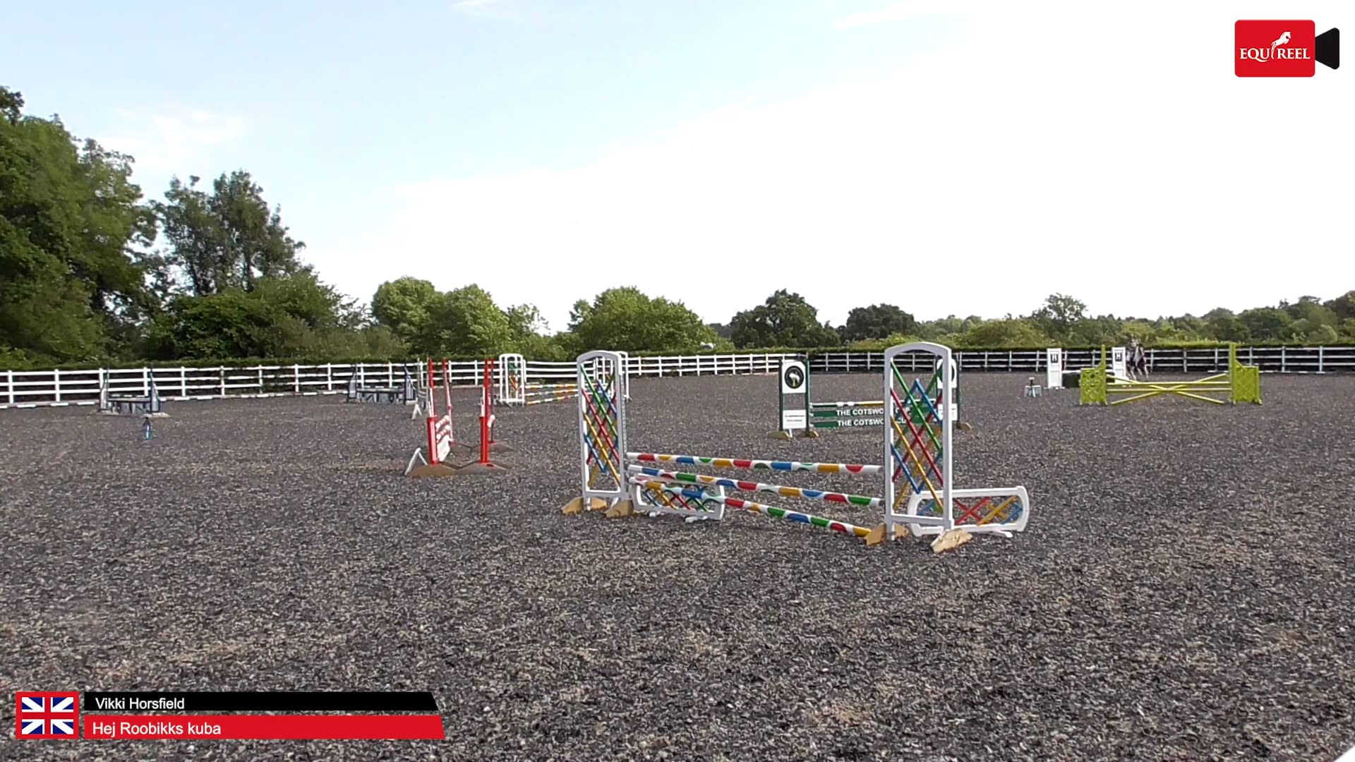 EQUIREEL 350 Vikki Horsfield & Hej Roobikks kuba at COTSWOLD CUP ...