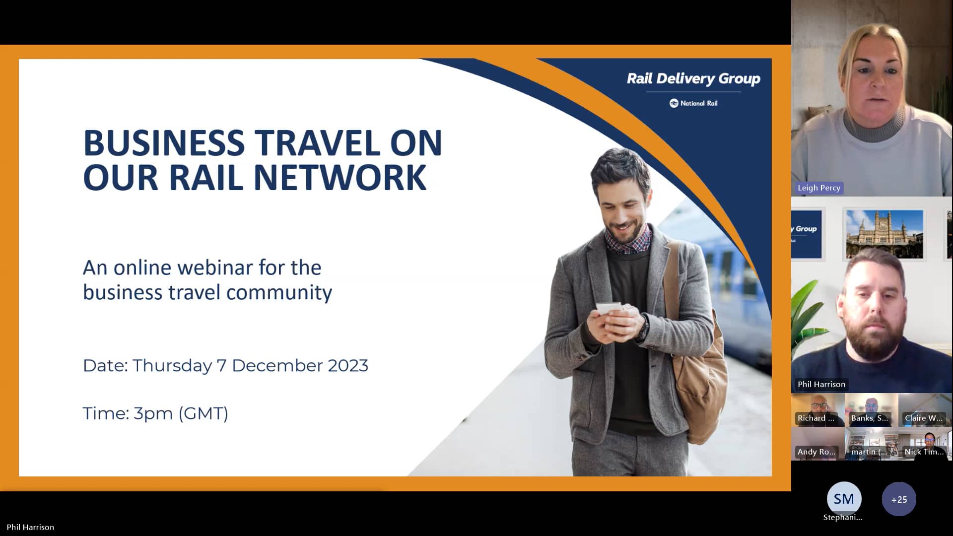 RDG Business Travel – Rail Webinar – Business Travel on our Rail ...