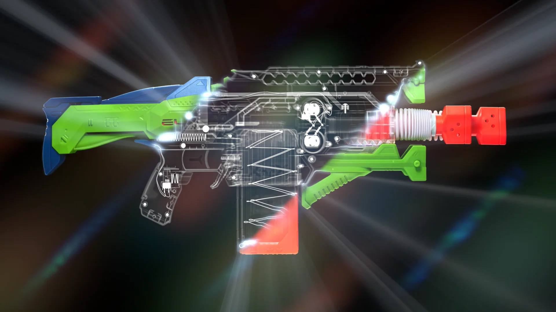 Nerf Guns X-ray Transition on Vimeo
