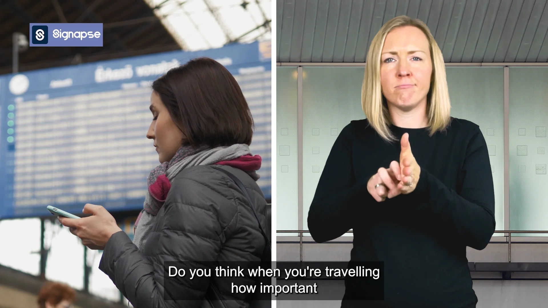 Signapse - Transforming the customer experience for Deaf rail passengers