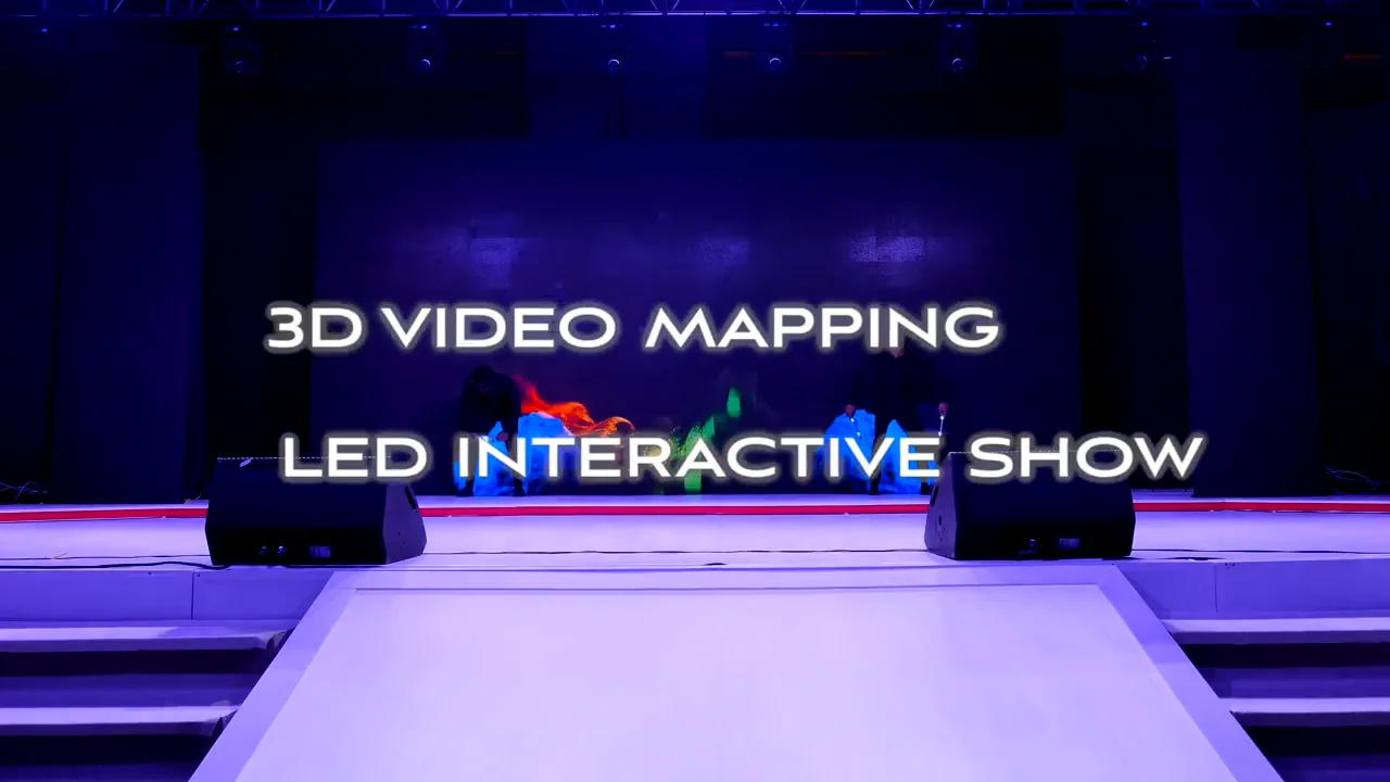 3D Interactive LED Dance Performance _ Skeleton Dance Crew