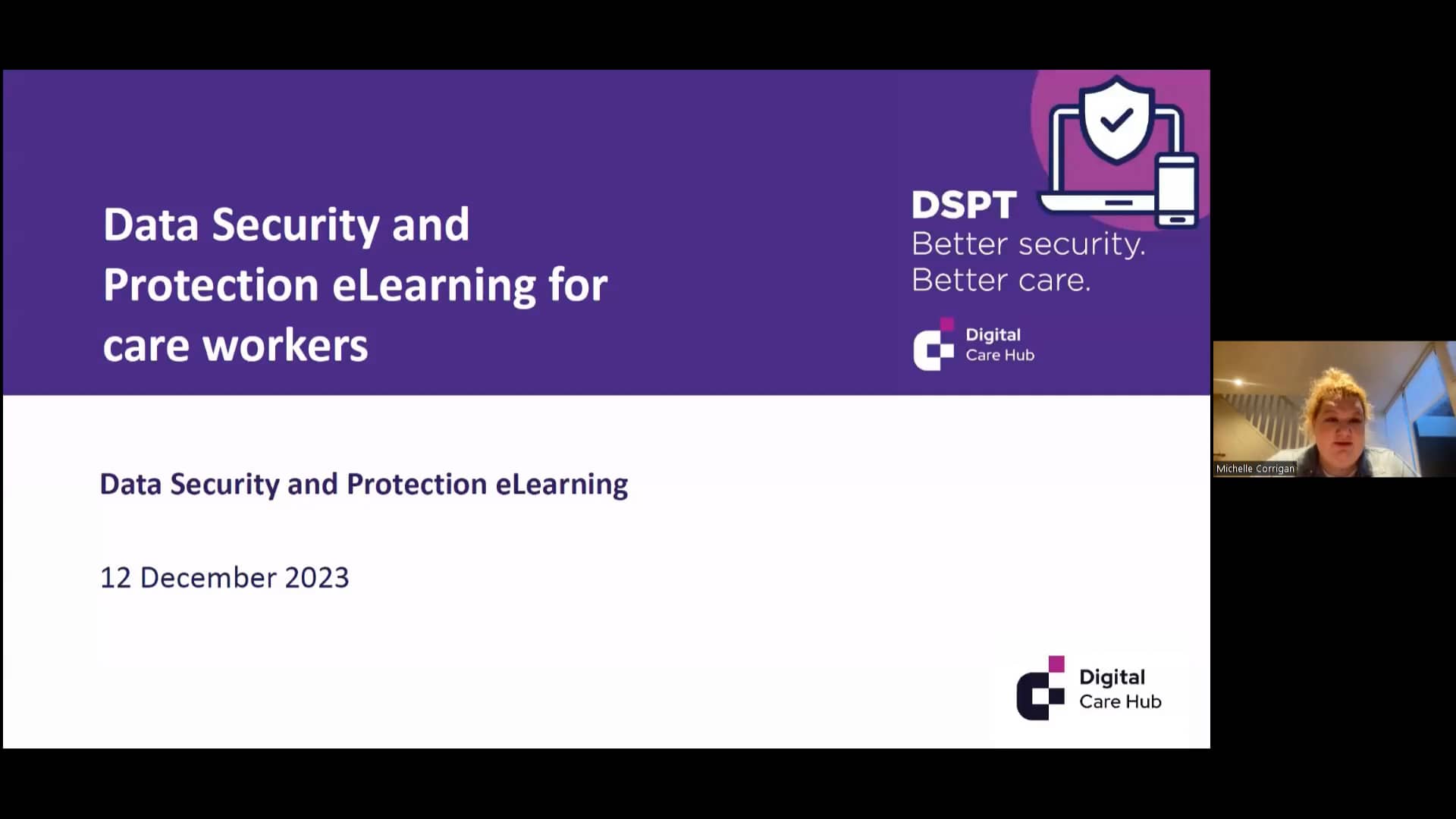 Data Security and Protection e-learning for care workers on Vimeo