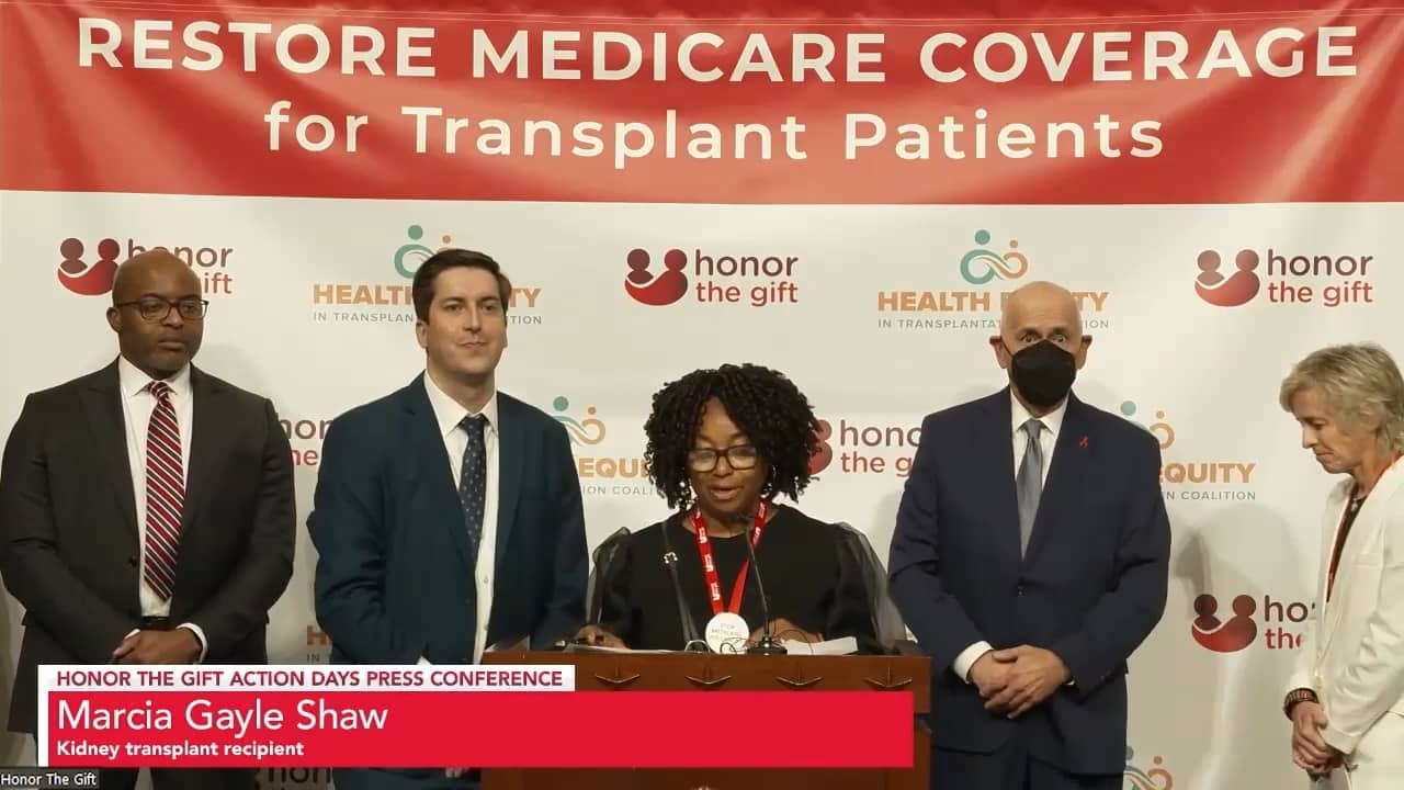 Honor the Gift Press Conference: Marcia Gayle Shaw on Vimeo