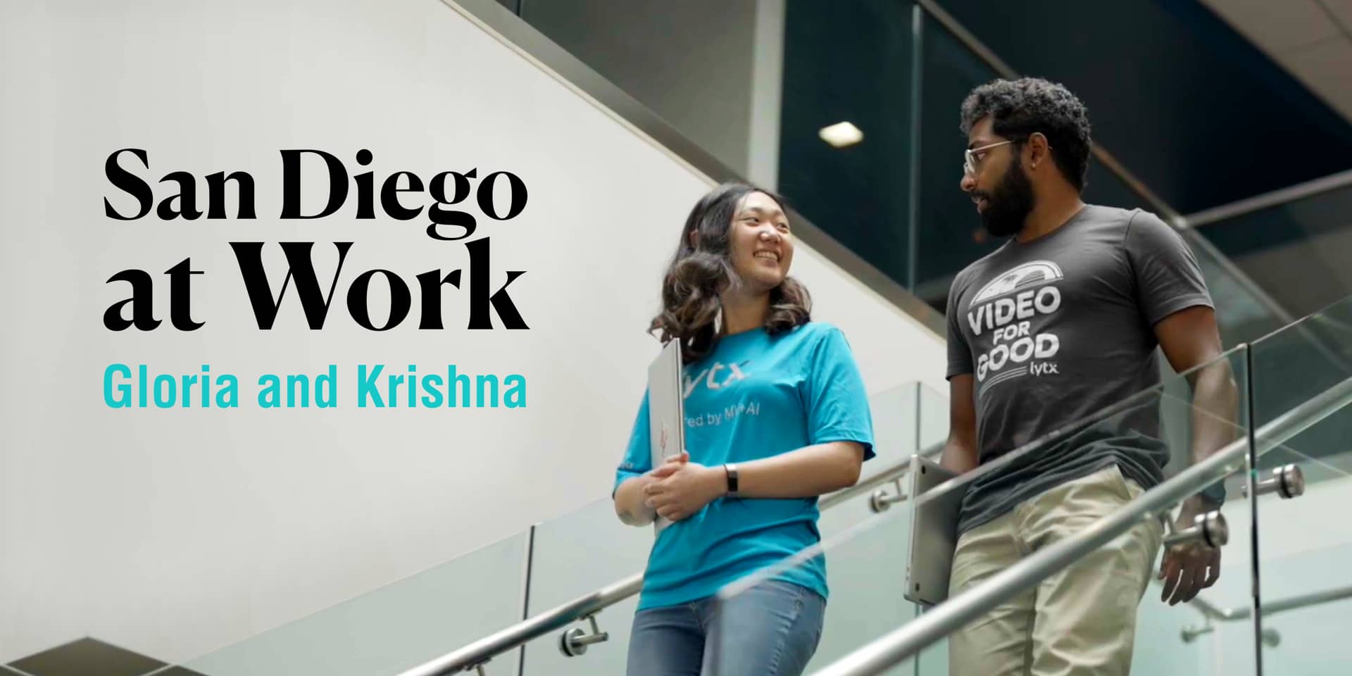 San Diego at Work: Gloria and Krishna, Lytx on Vimeo