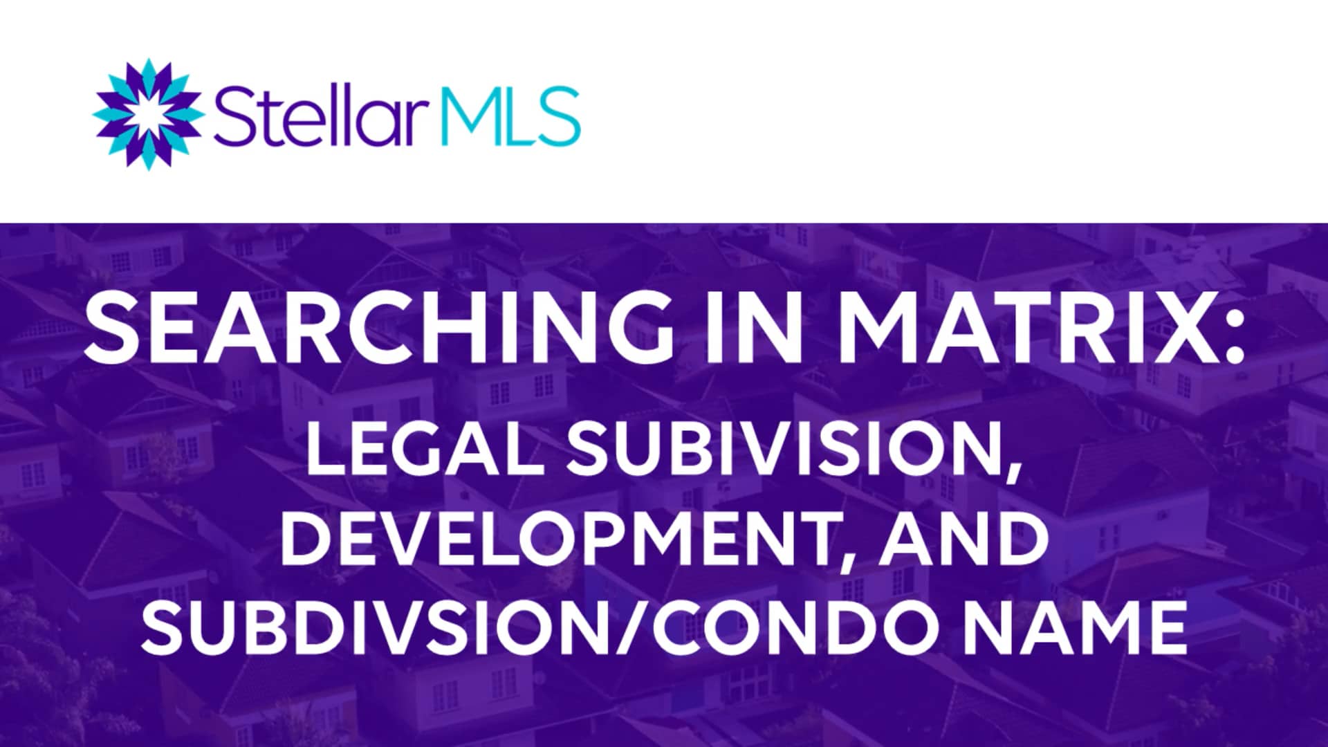 Searching In Matrix: Legal Subdivision, Development, and Subdivision ...