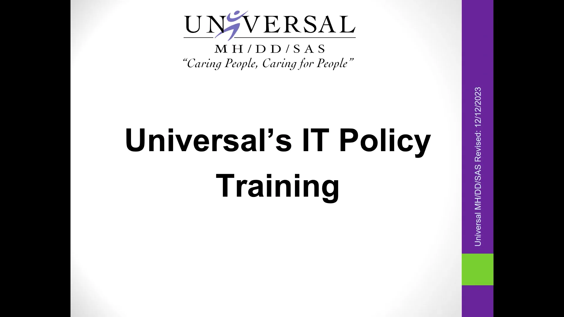 Acceptable Use Training