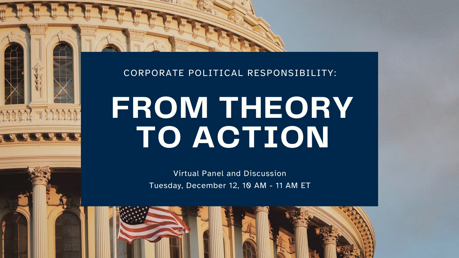 Corporate Political Responsibility: From Theory to Action on Vimeo