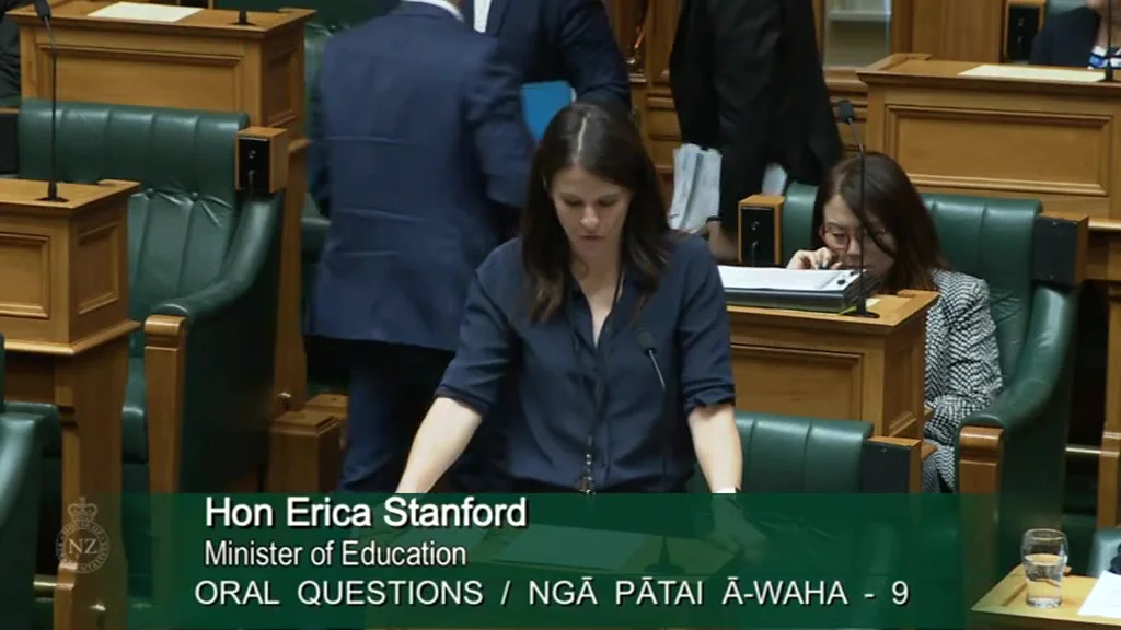 Question 9 - Carl Bates to the Minister of Education on Vimeo