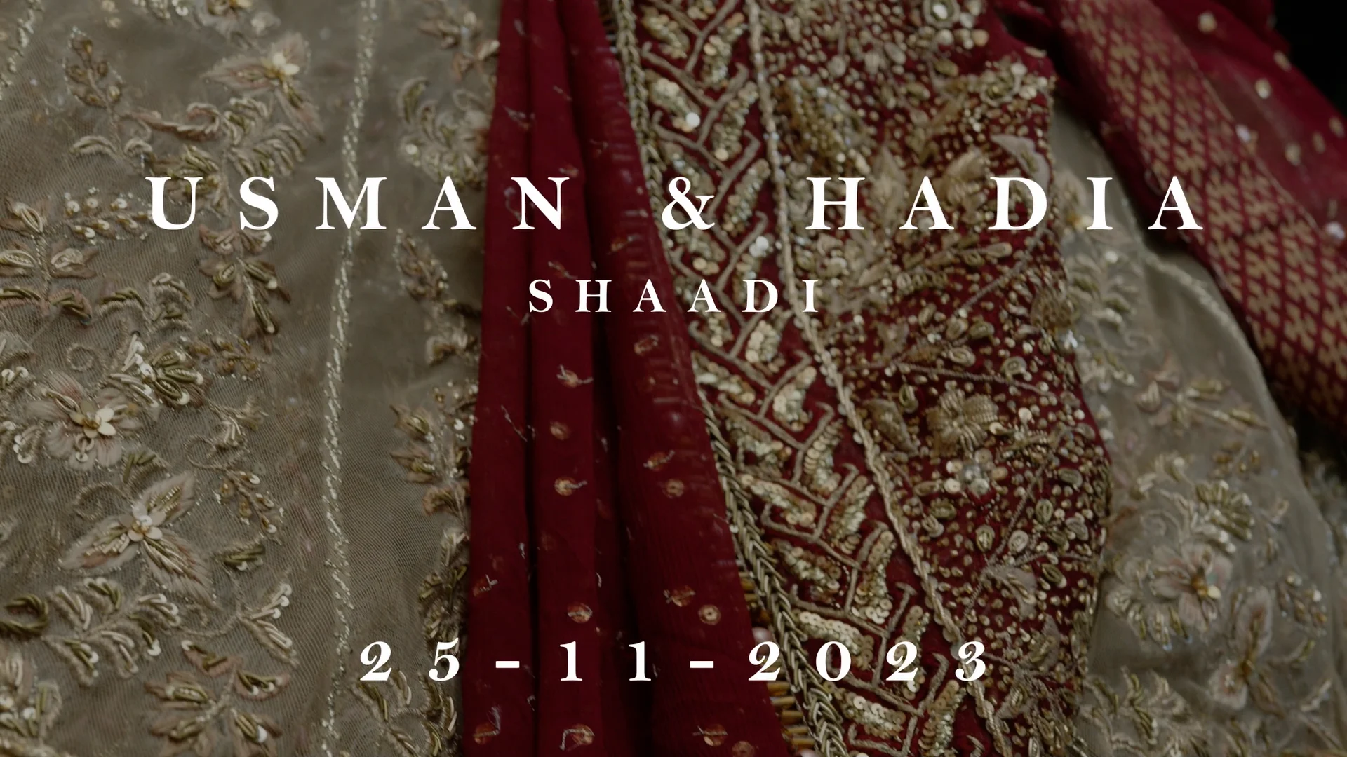Usman & Hadia (Shaadi)