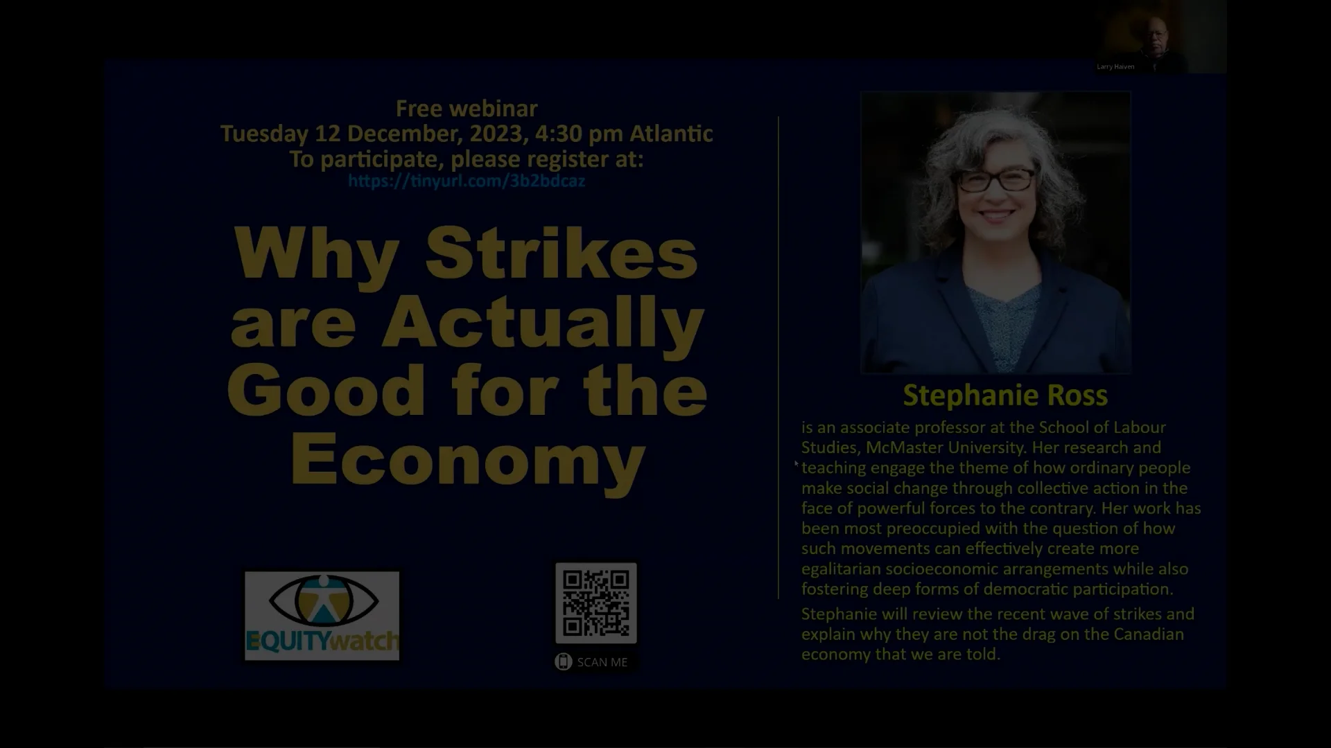 Equity Watch webinar 12 Dec 2023 Stephanie Ross