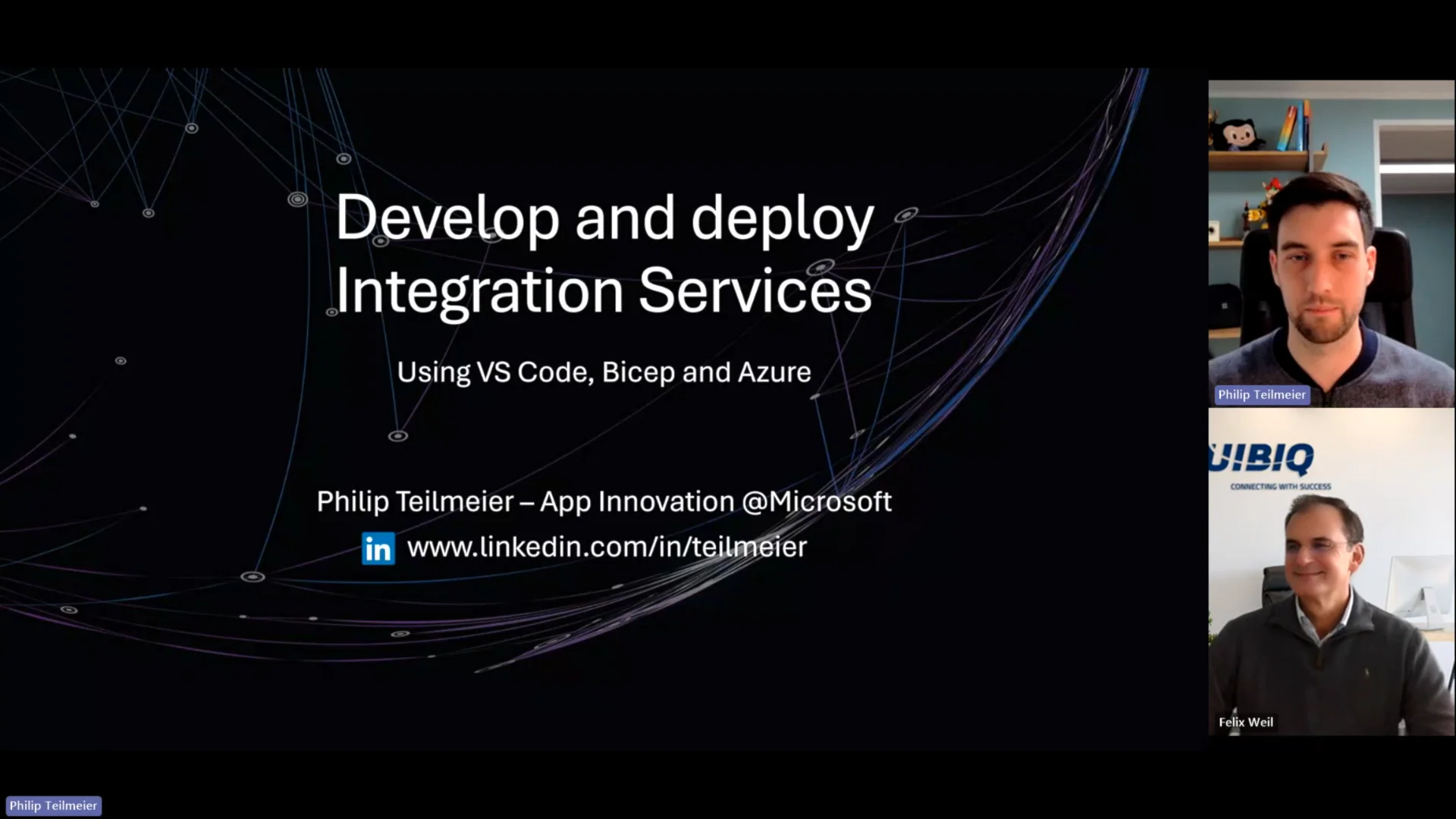 05_Develop and deploy Integration Services using VS Code, Bicep and Azure on Vimeo
