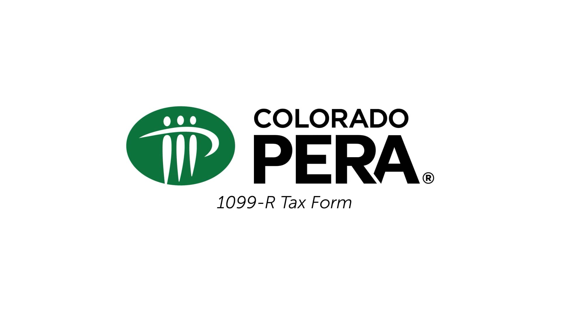 Your IRS 1099-R Tax Form: Colorado PERA on Vimeo