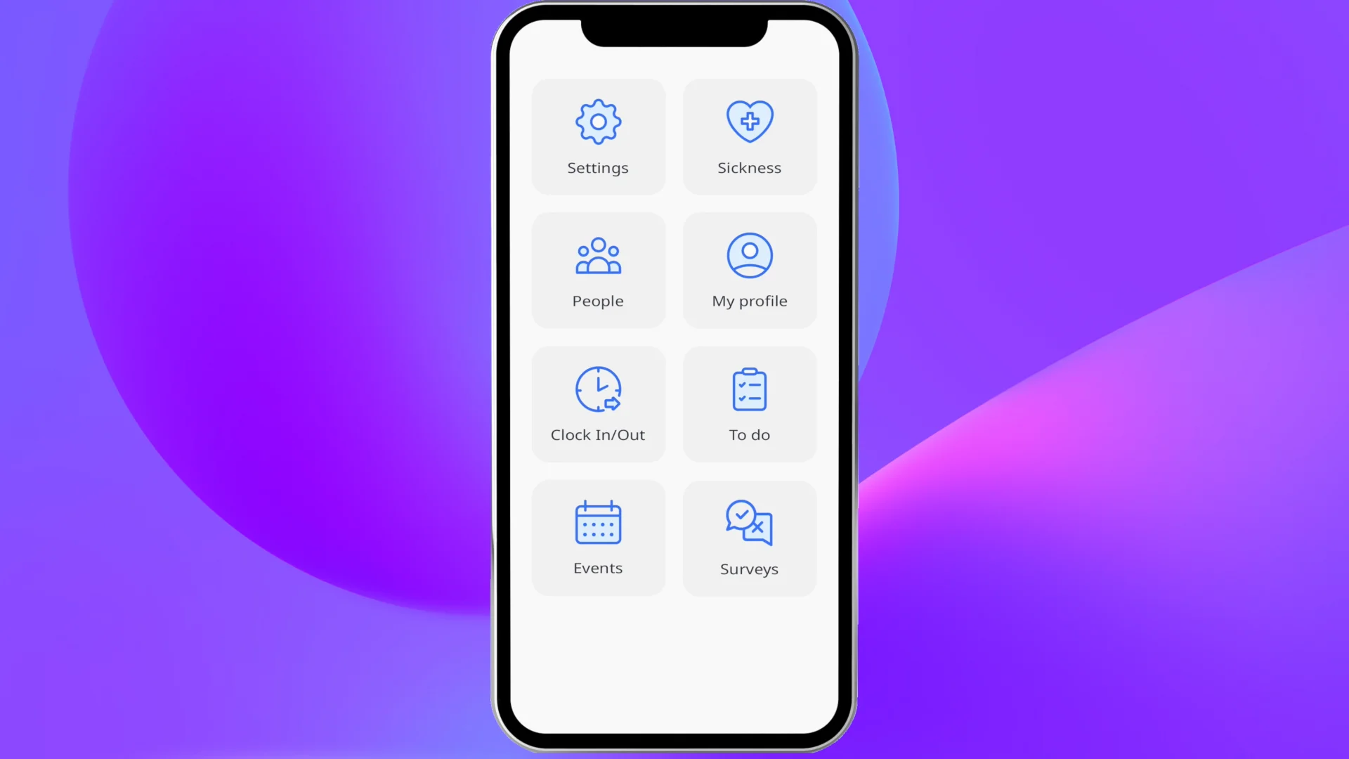 Custom HR workflows on the Sense Workplace mobile app