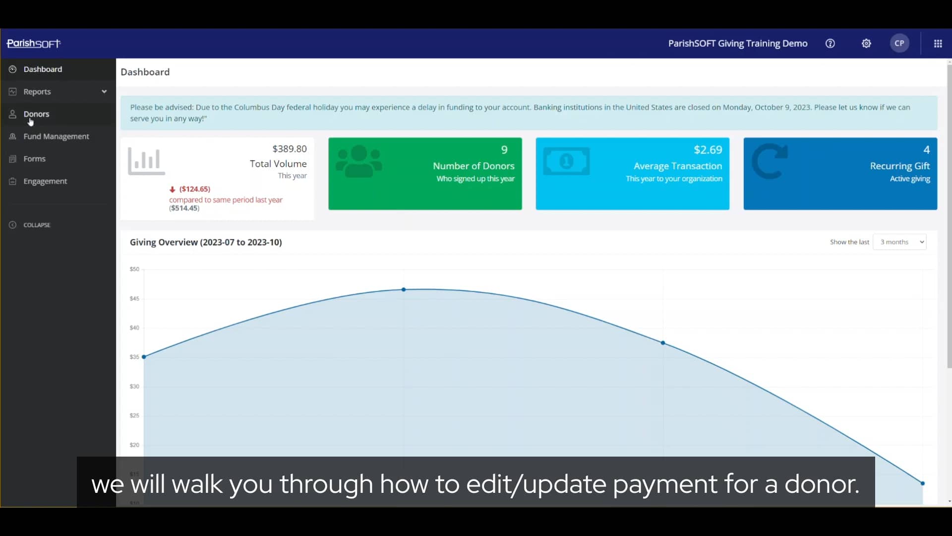 Feature Function - Edit/Update Payment Methods on Vimeo