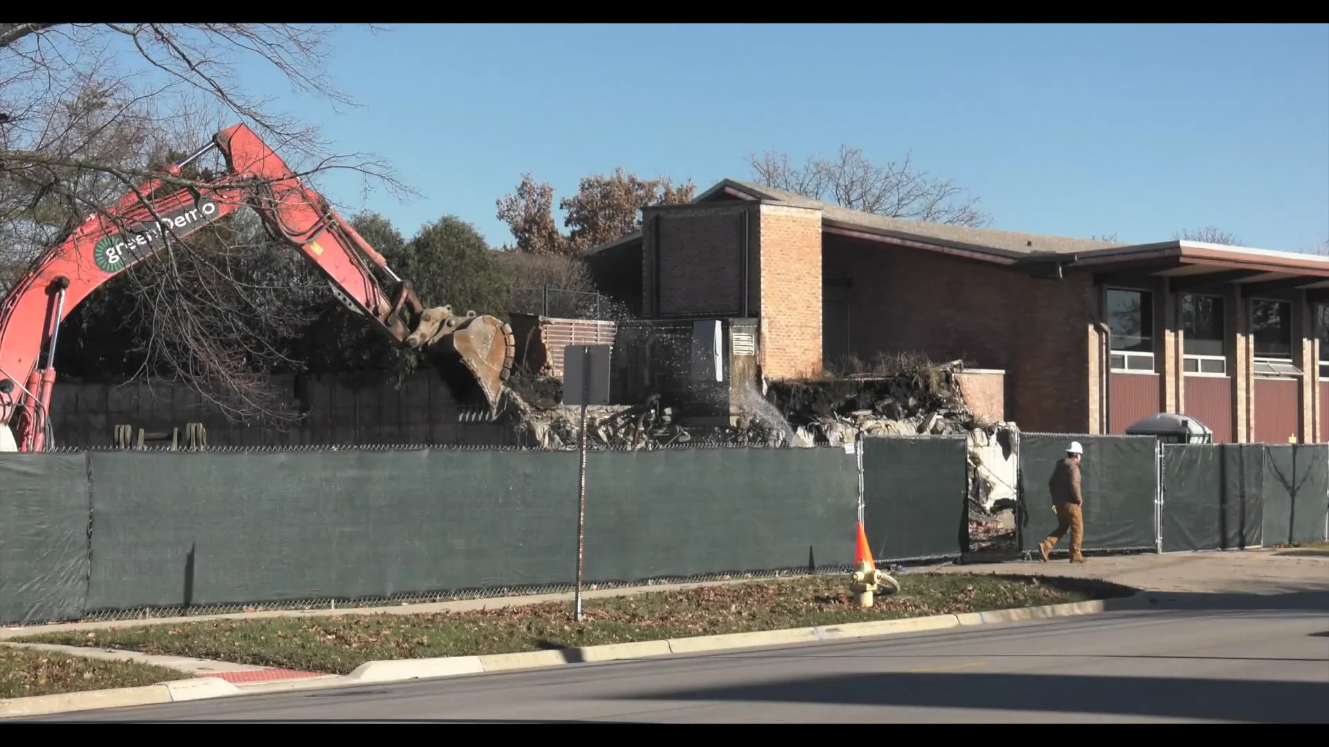 Helen Plum Maple Street Library Demolition 2023 on Vimeo