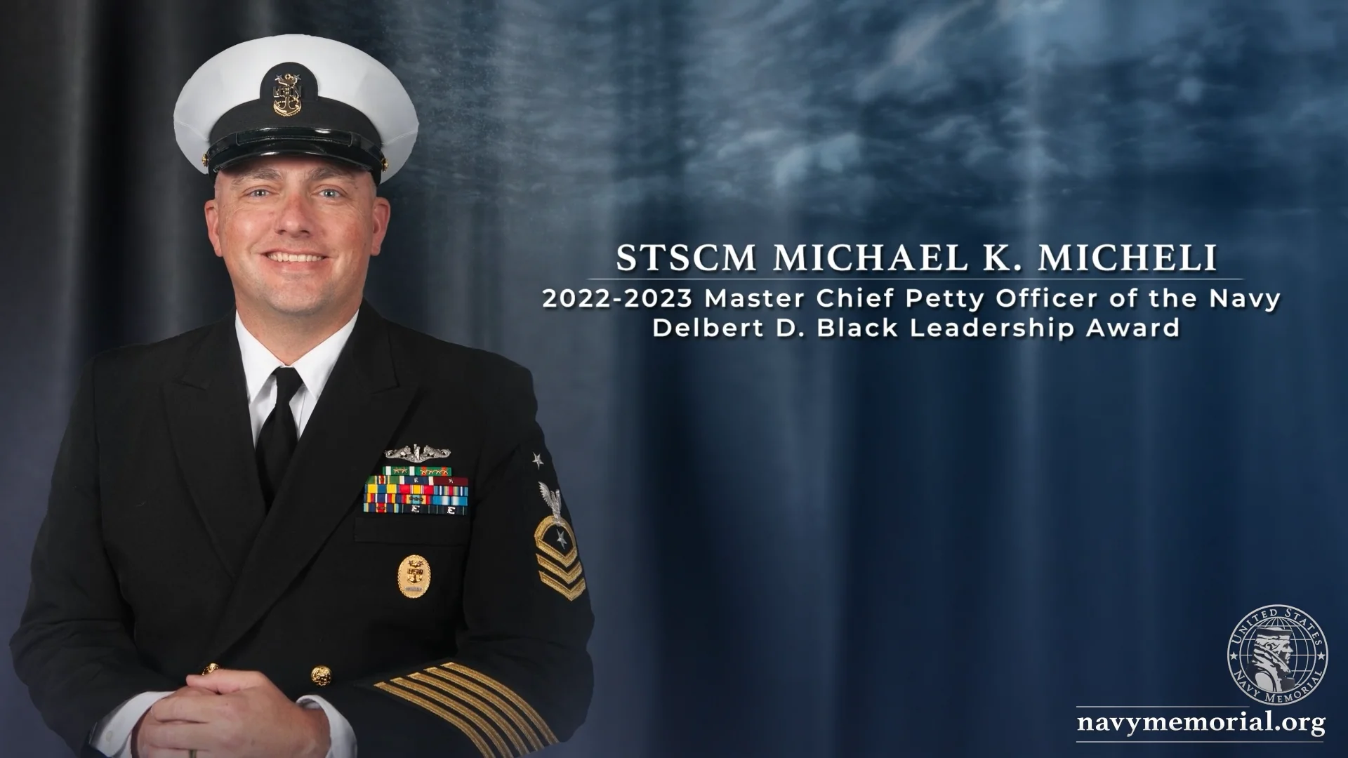 2022-2023 Delbert D. Black Award Recipient STSCM Michael K. Micheli