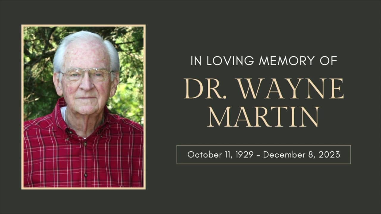 Dr. Wayne Martin Memorial Service on Vimeo