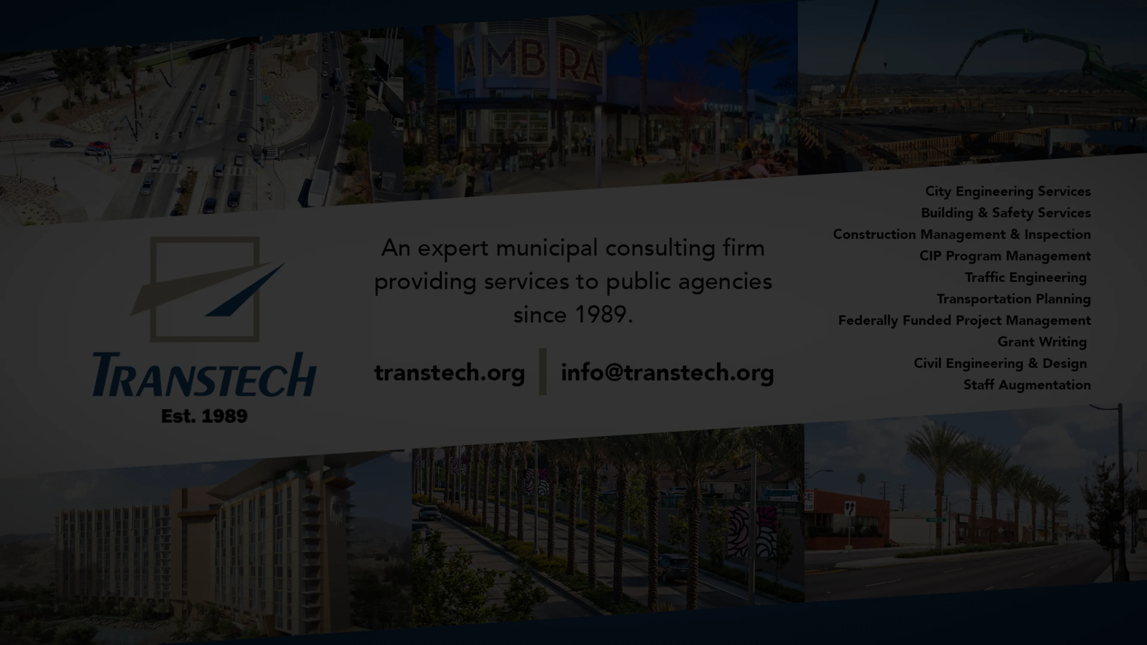 About Transtech: Your Projects. Our Passion