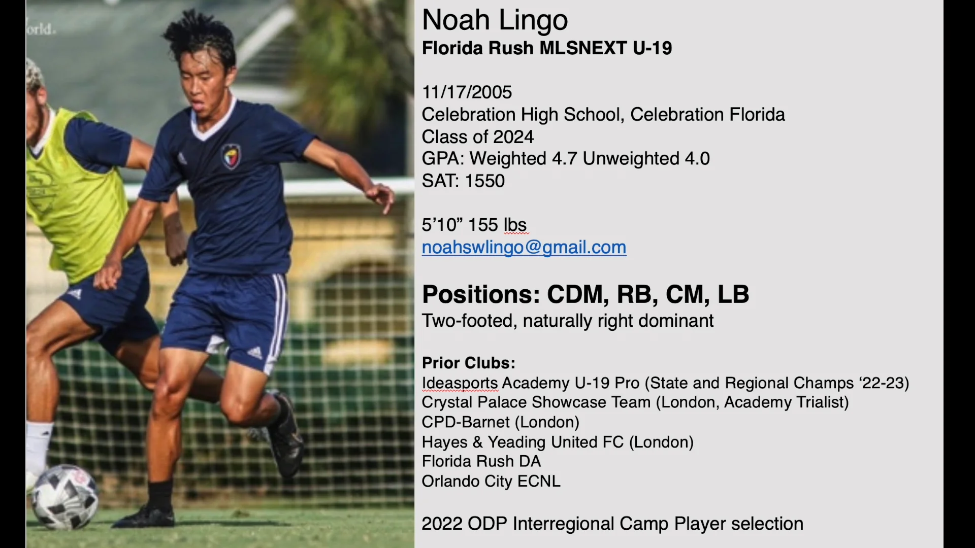 Noah Lingo Dec 2023 Clip on Vimeo