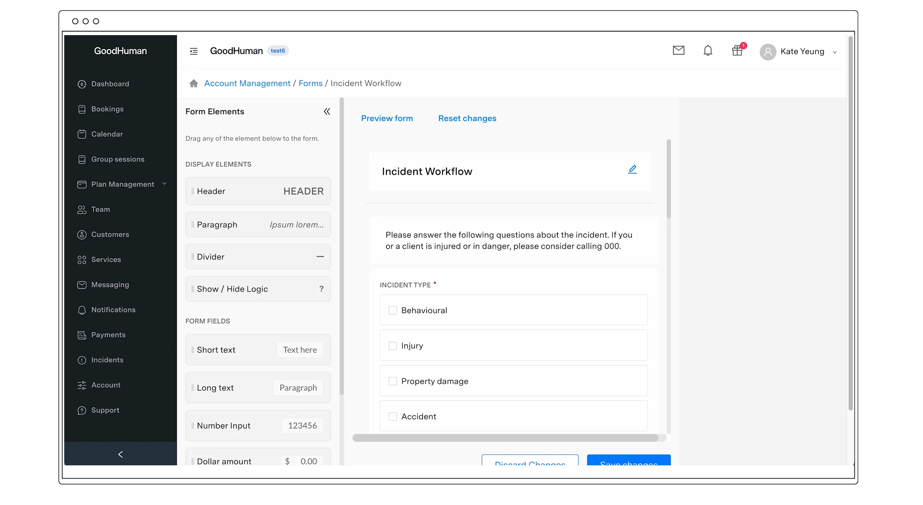 Using conditional logic in forms