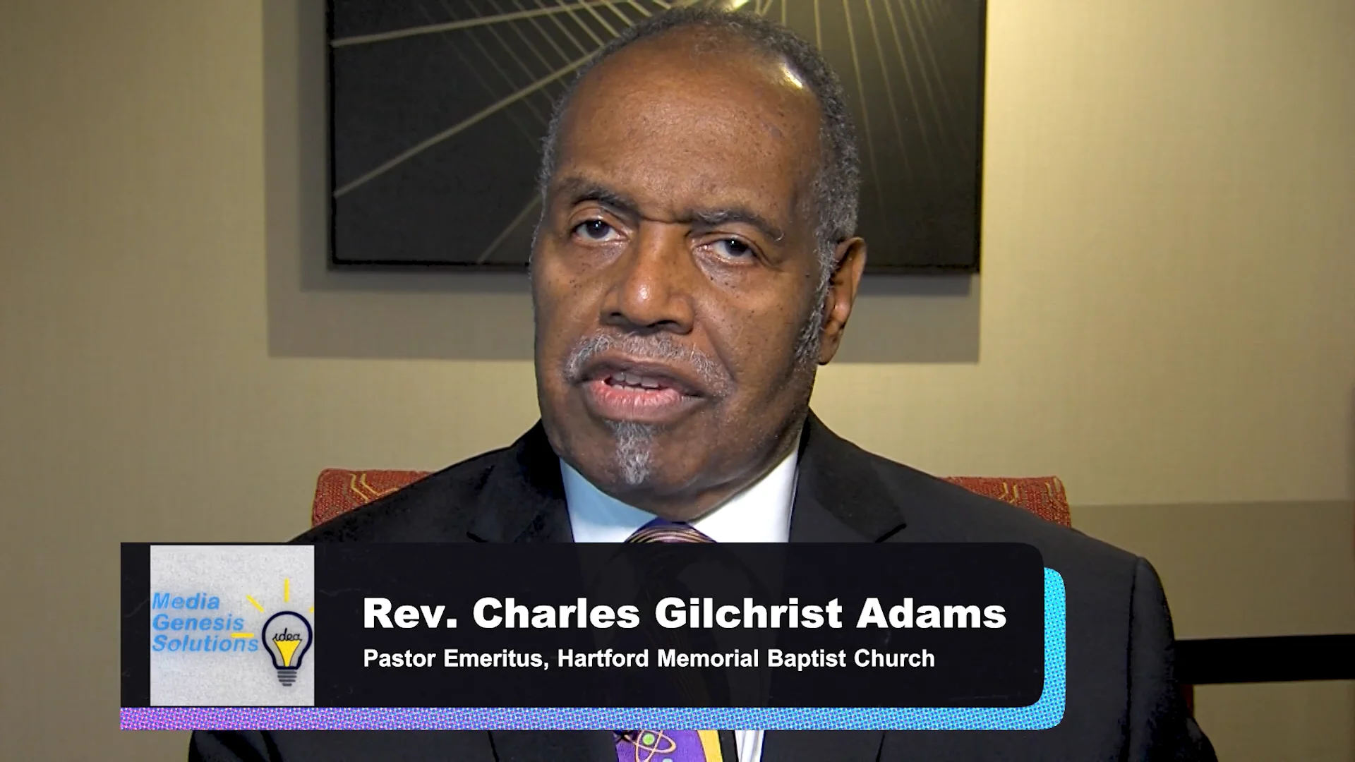 Rev. Dr. Charles Gilchrist Adams In His Own Words