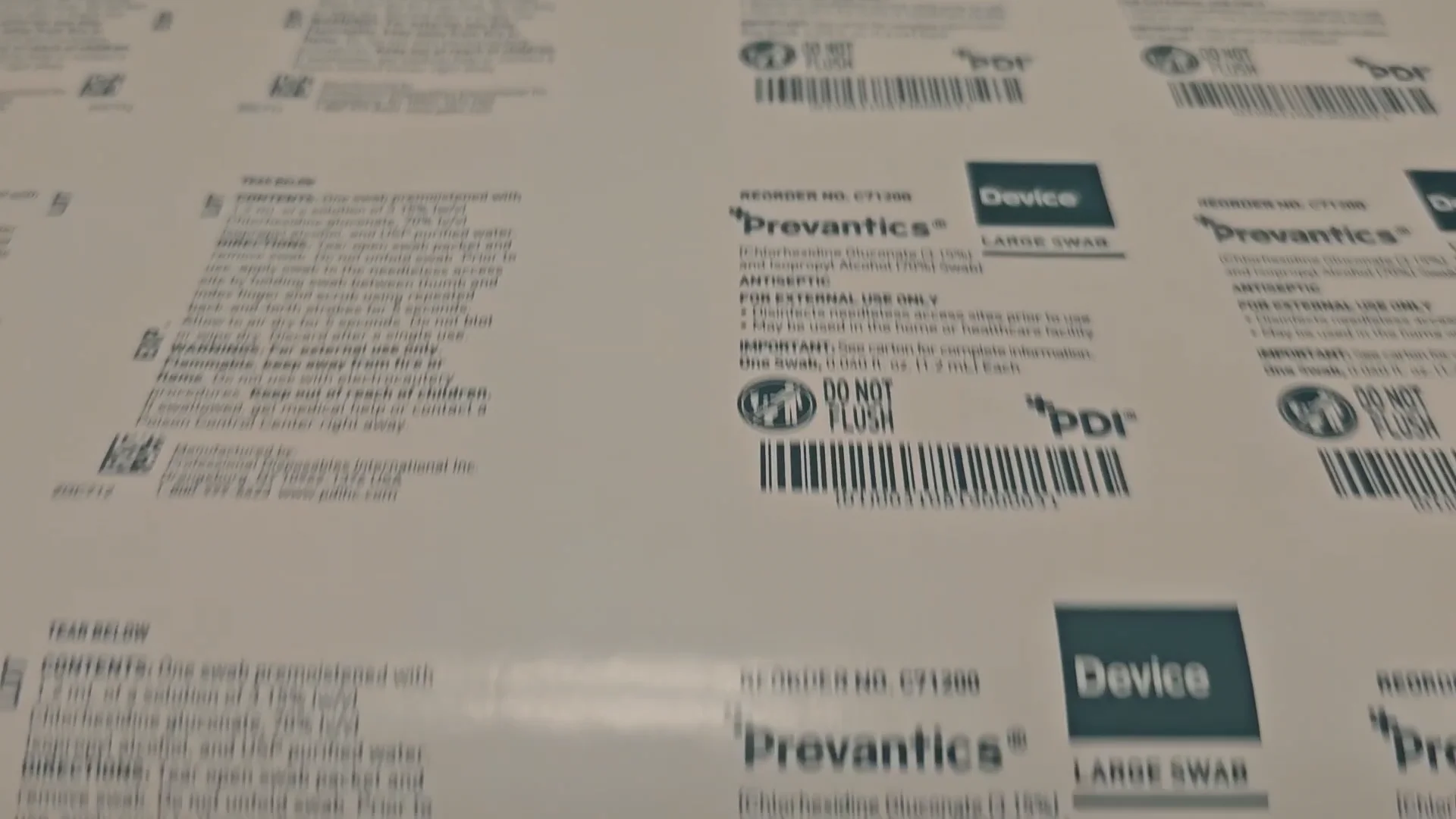 Prevantics® Device Swab Large Production on Vimeo