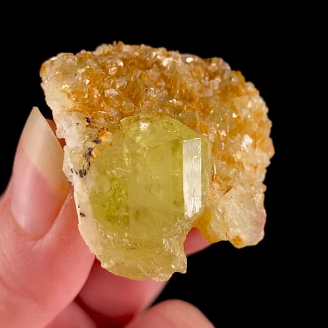 Brazilianite with Muscovite and Albite (1960s) | Córrego Frio Mine ...