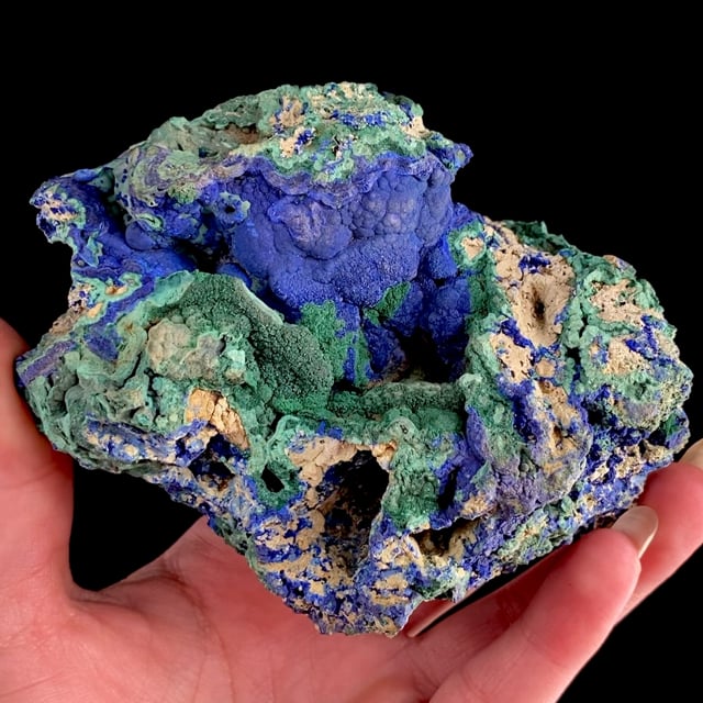 Azurite with Malachite | Apex Mine, Jarvis Peak, Tutsagubet Mining ...