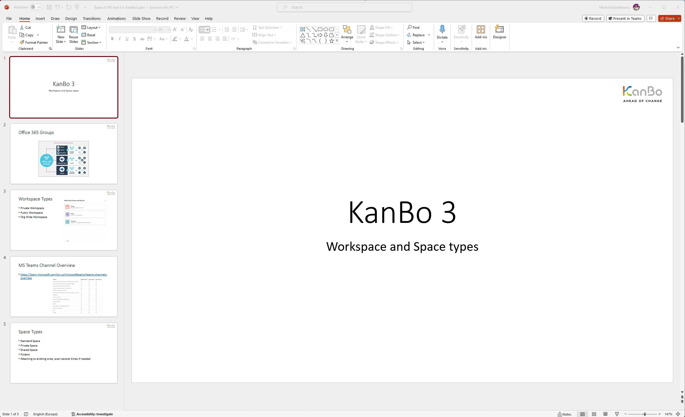 KanBo 3 Workspaces and Spaces Concept on Vimeo