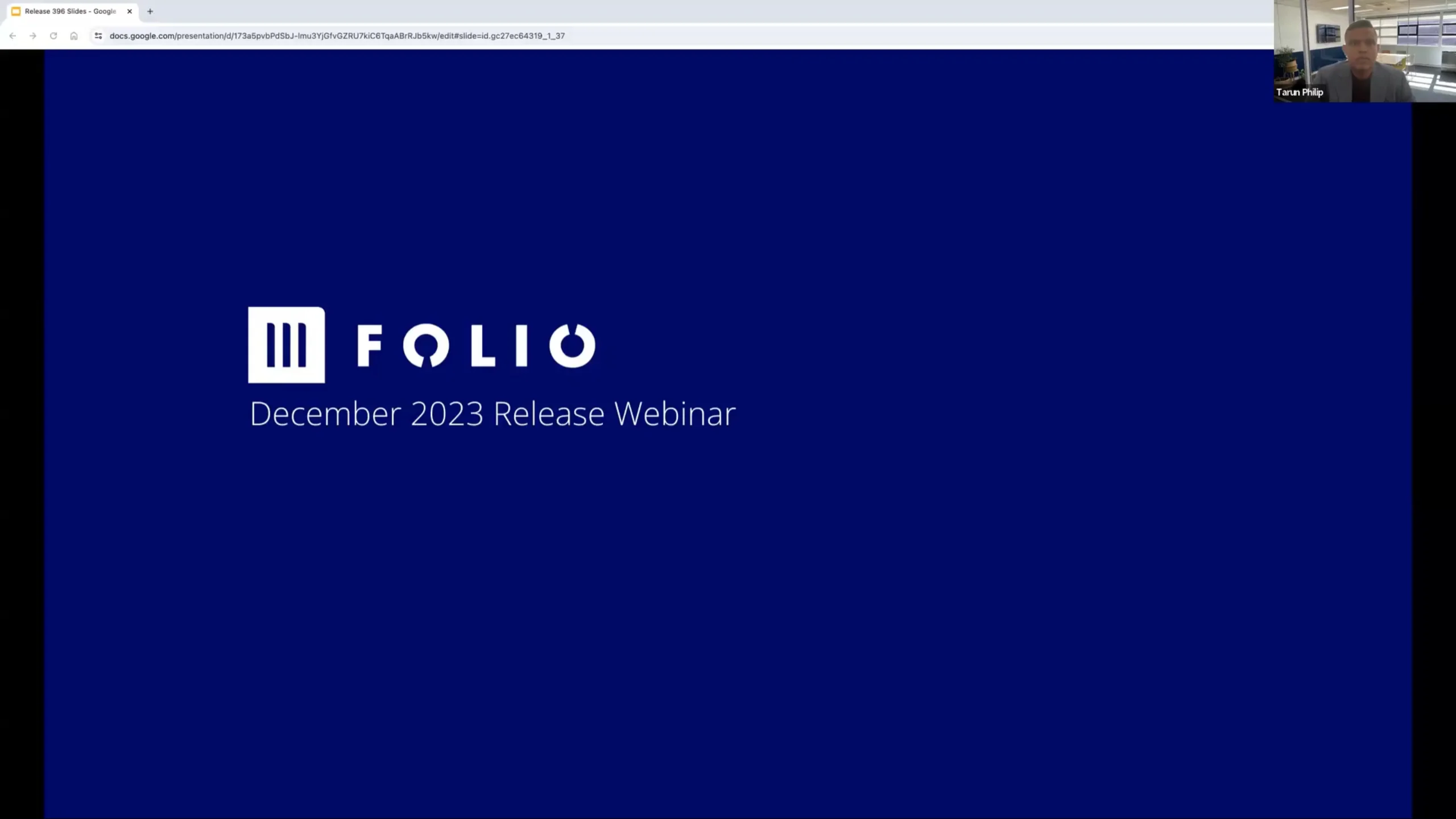 December 2023 Folio Release Webinar on Vimeo