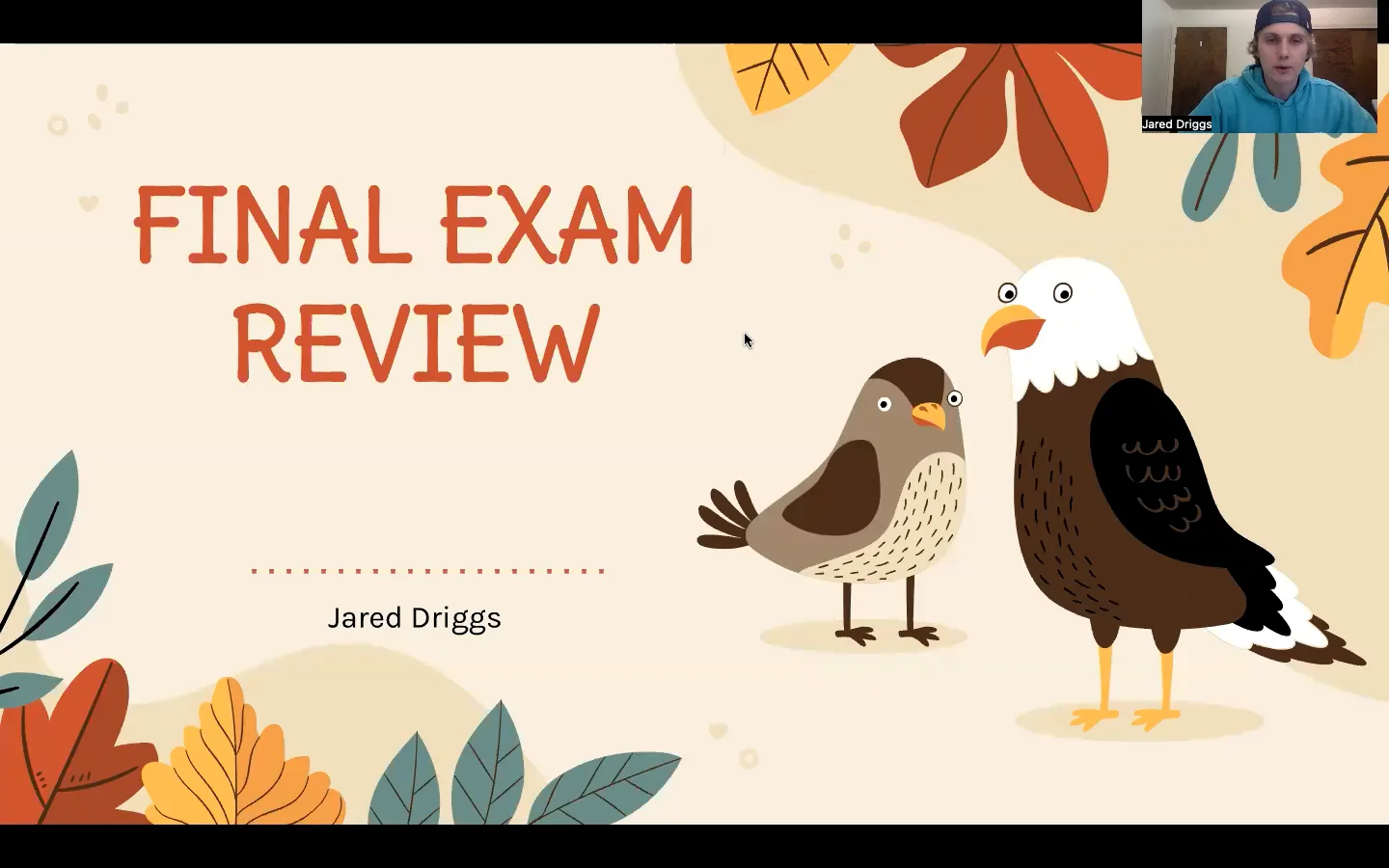 Final Exam Review on Vimeo