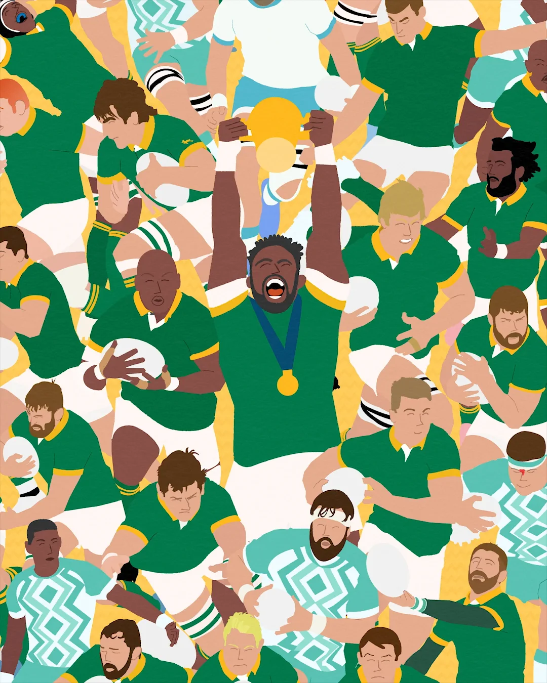 Springboks Illustration Set on Vimeo