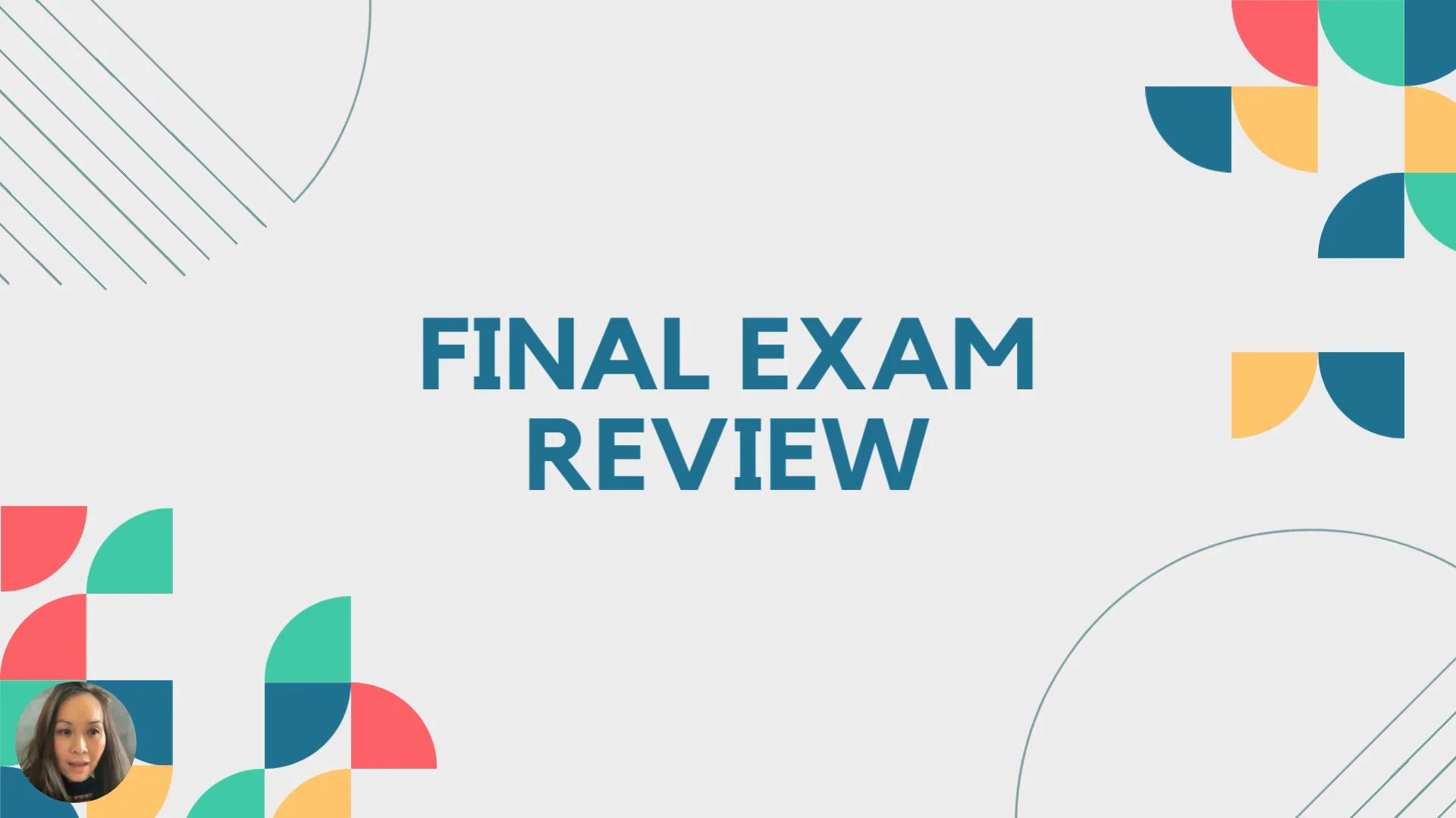Final Exam Review on Vimeo