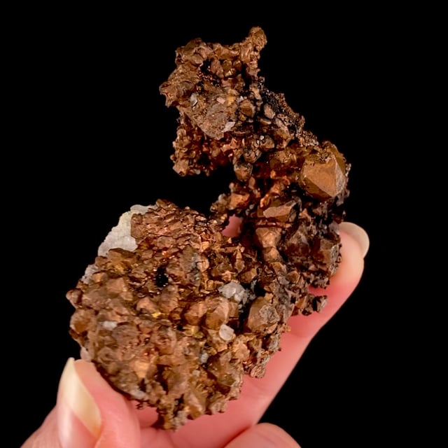 Copper (excellent crystallized specimen) | Copper Falls Mine, Copper ...