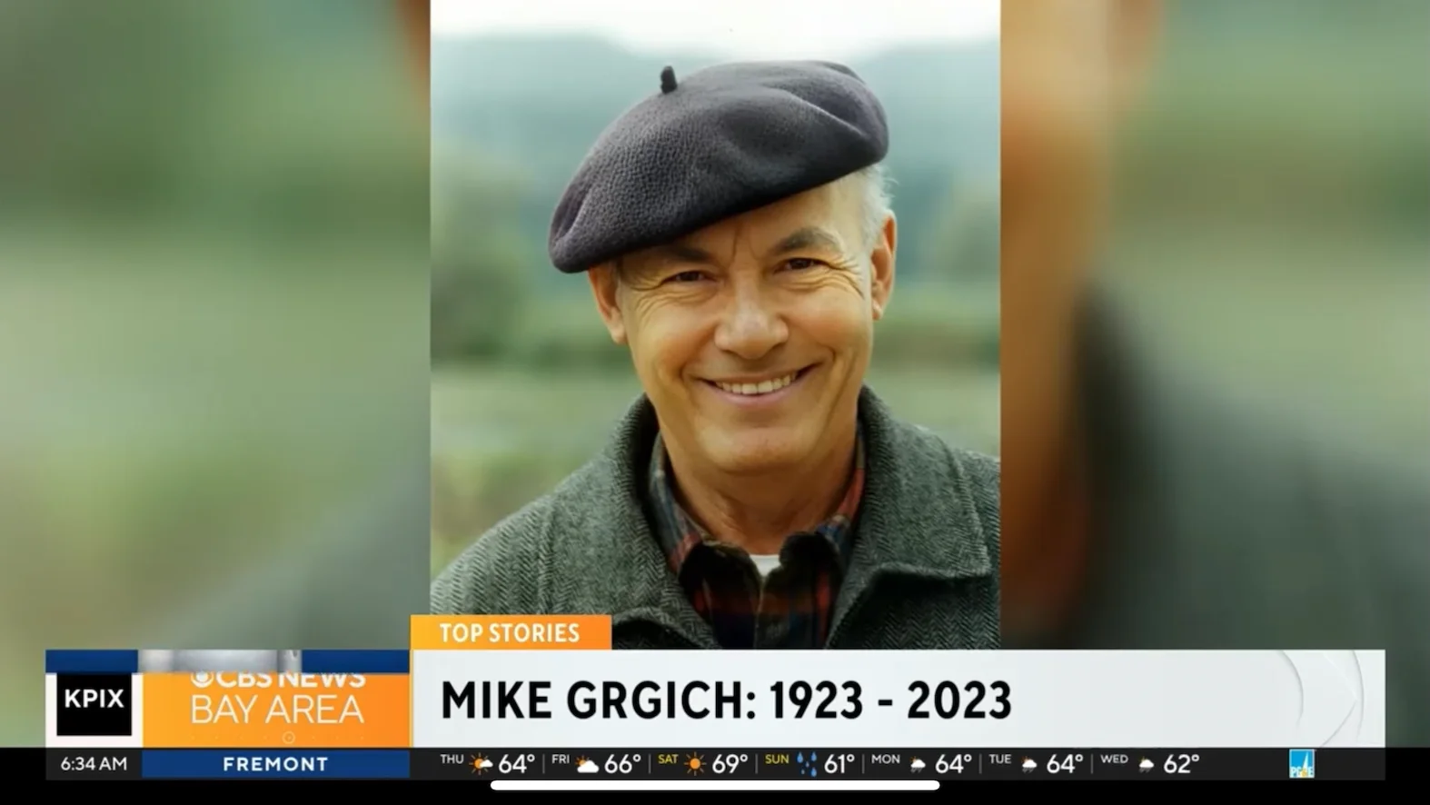 Mike Grgich Broadcast Coverage – CBS News on Vimeo