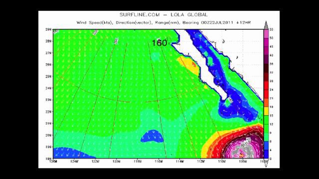 Hurricane Dora Wind on Vimeo