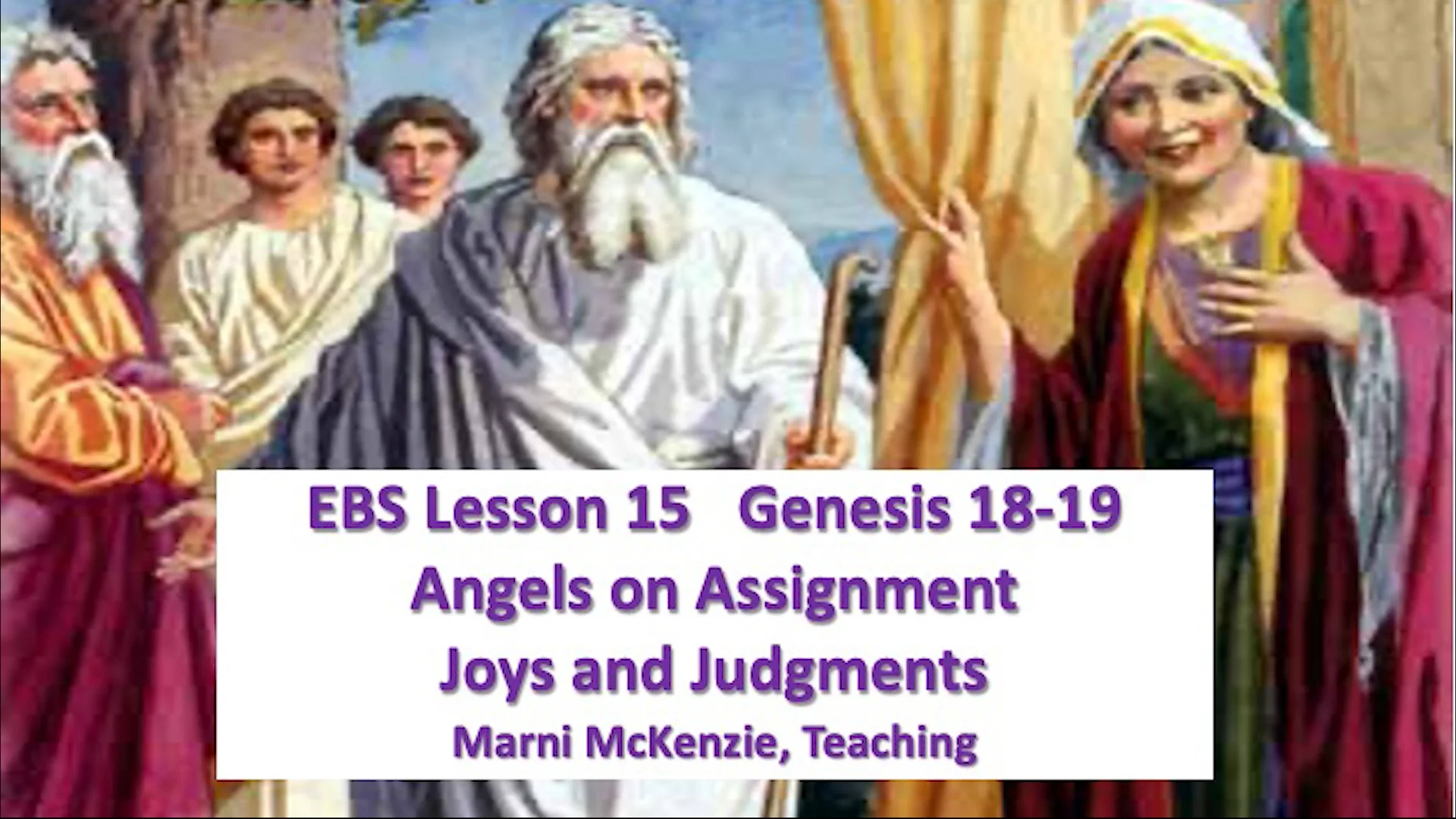 Genesis Lesson 15