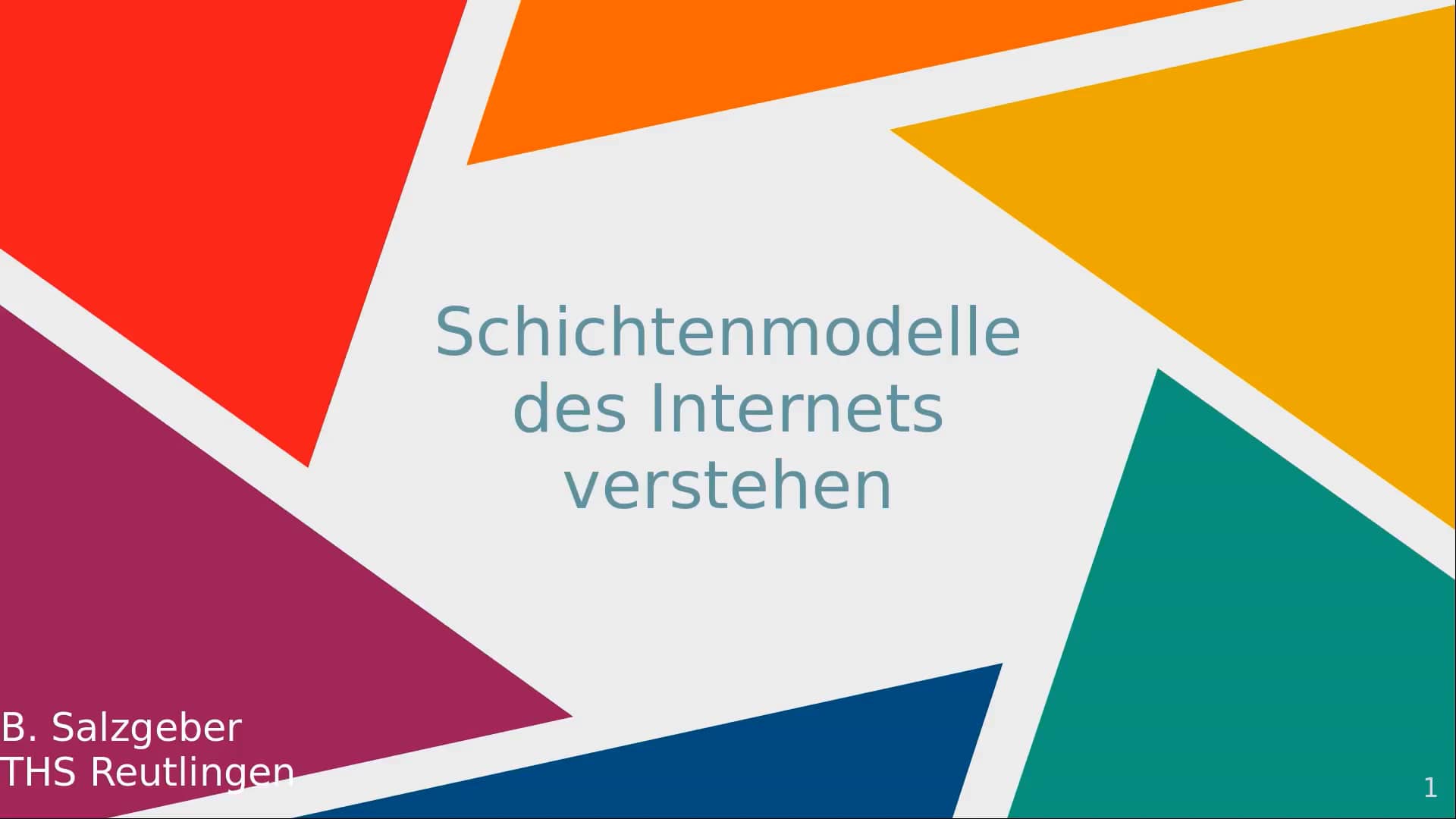 Schichtenmodelle des Internets verstehen 2 - Die Schichten ...