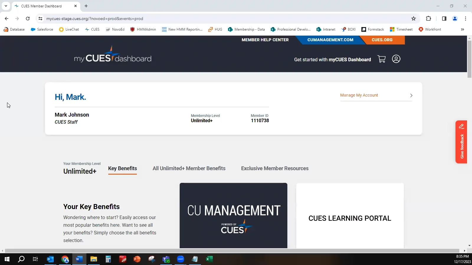 CUES Learning Portal Overview
