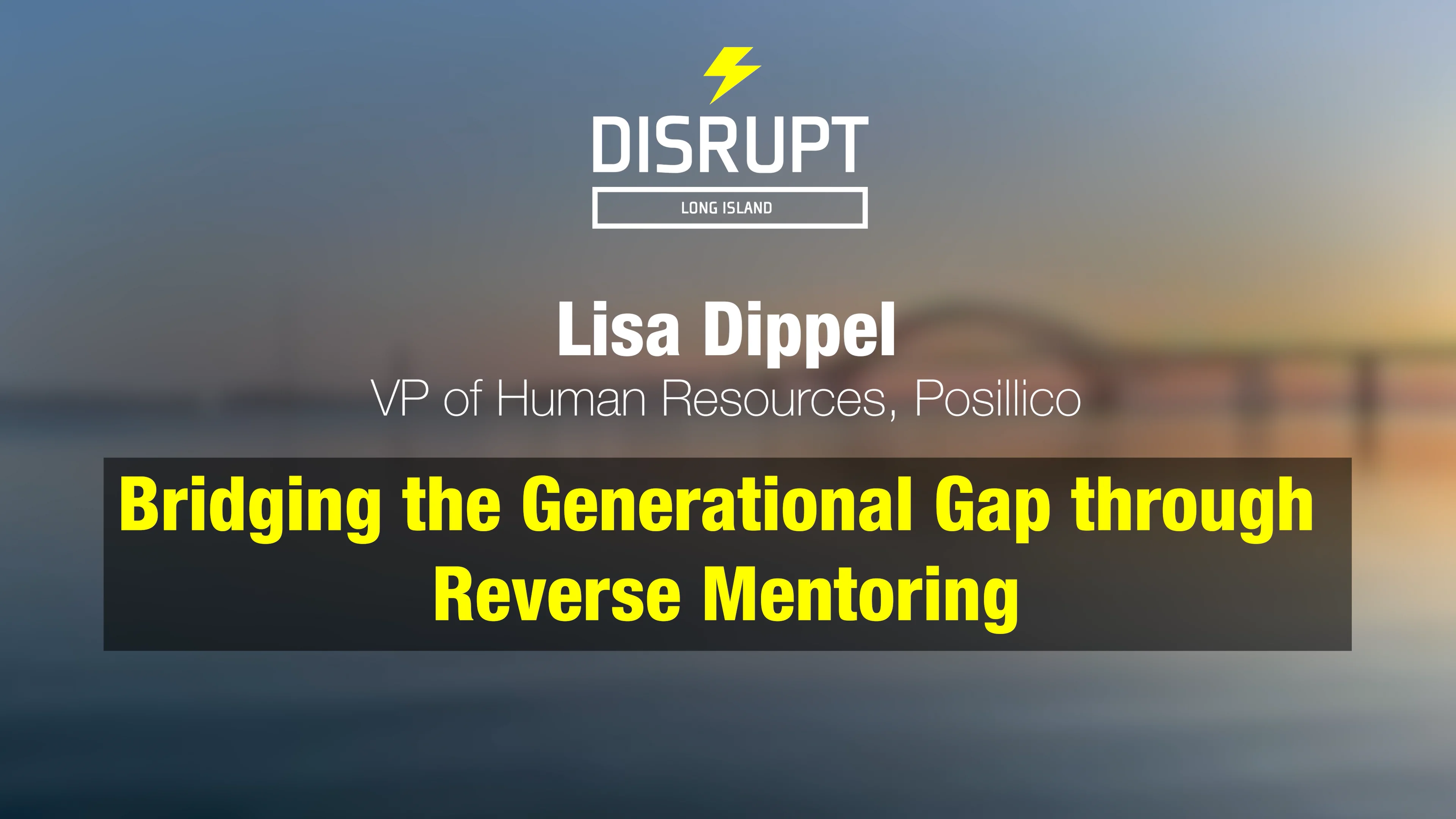 Bridging the Generational Gap Through Reverse Mentoring | Lisa Dippel | DisruptHR Talks